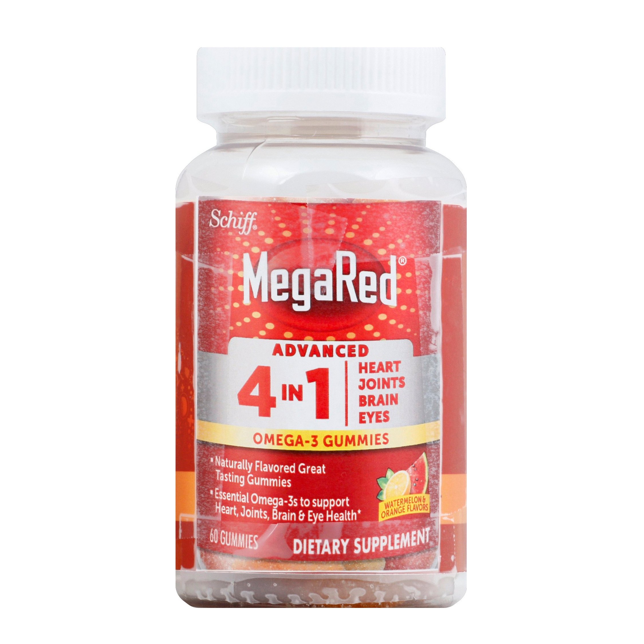 MegaRed 4 In 1 Omega-3 Gummies Dietary Supplement - Shop Diet & Fitness ...
