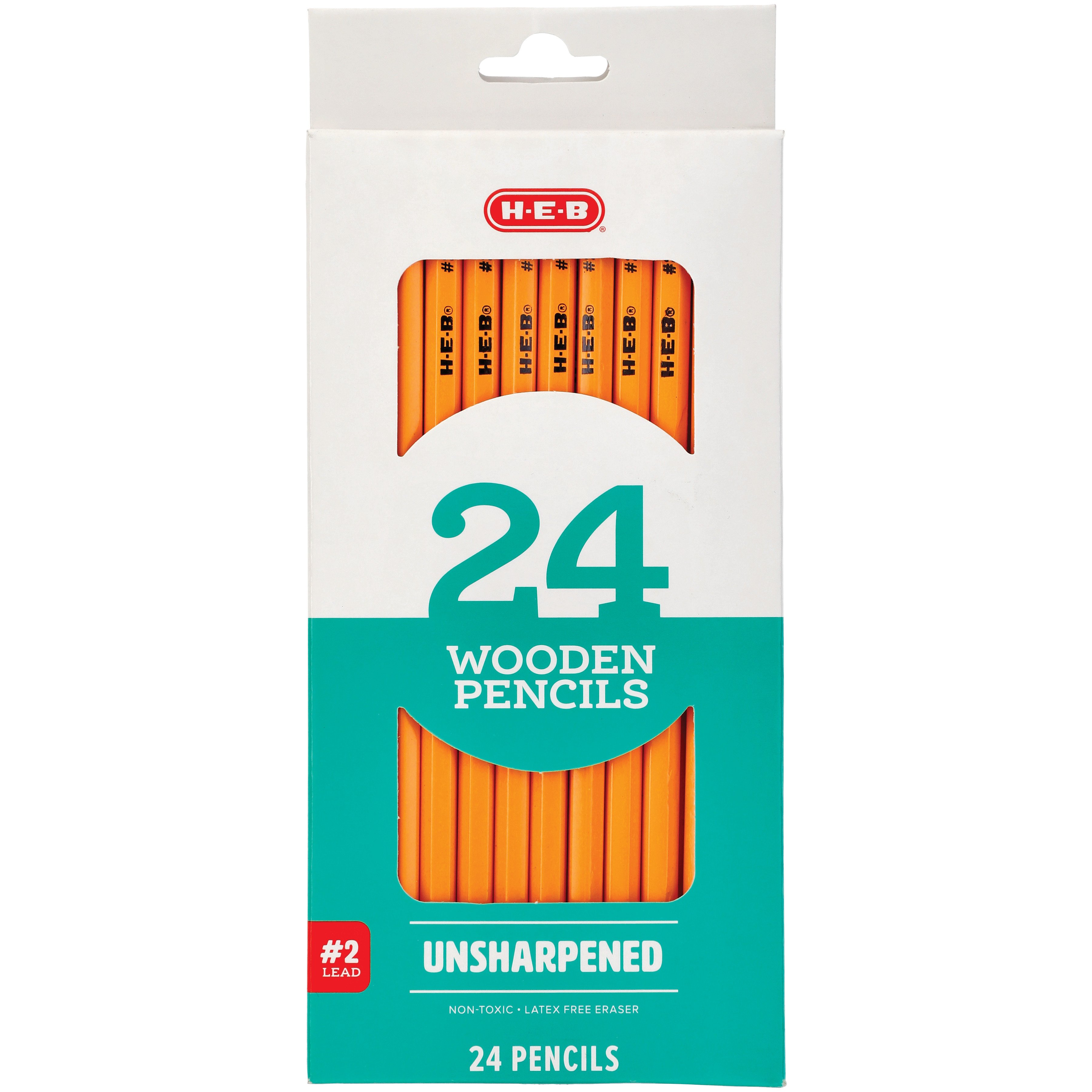 H-E-B Unsharpened #2 Classic Wood Pencils - Shop Pencils at H-E-B