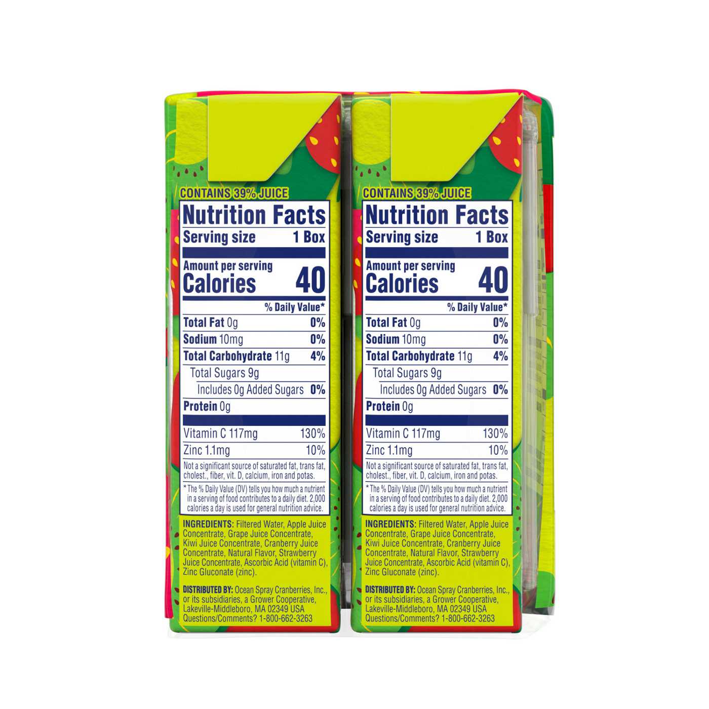 Ocean Spray Growing Goodness Juice Boxes - Splash Berry - Shop Juice ...
