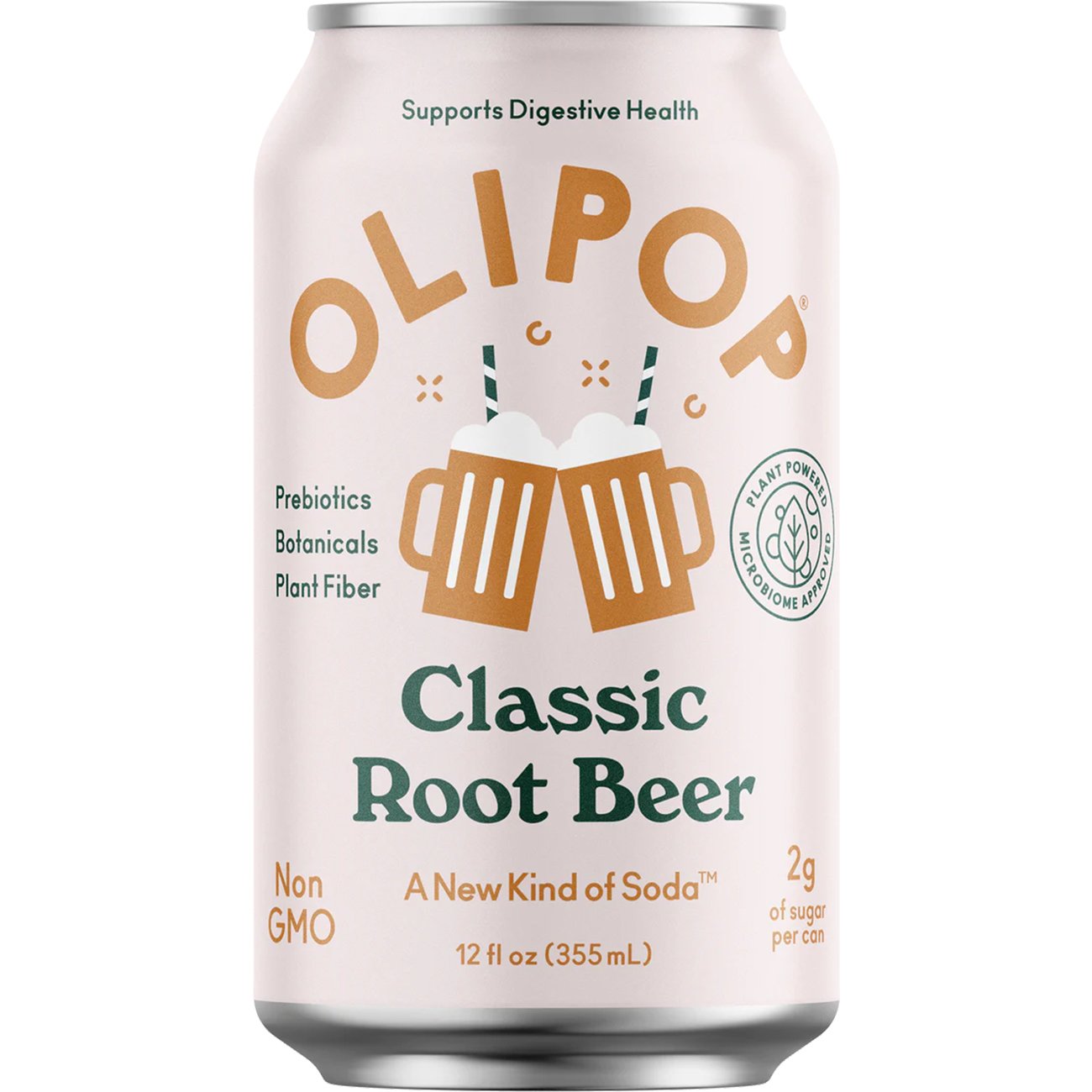 Olipop Classic Root Beer Sparkling Tonic - Shop Soda at H-E-B