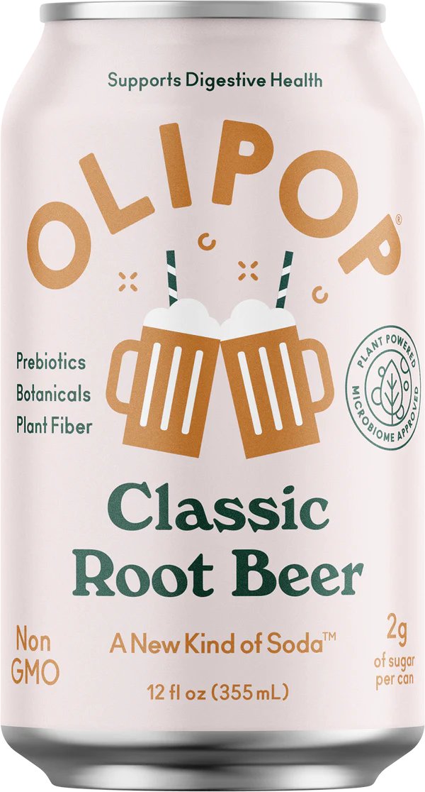 Olipop Prebiotic Soda - Classic Root Beer - Keep Chilled - Shop Soda at ...