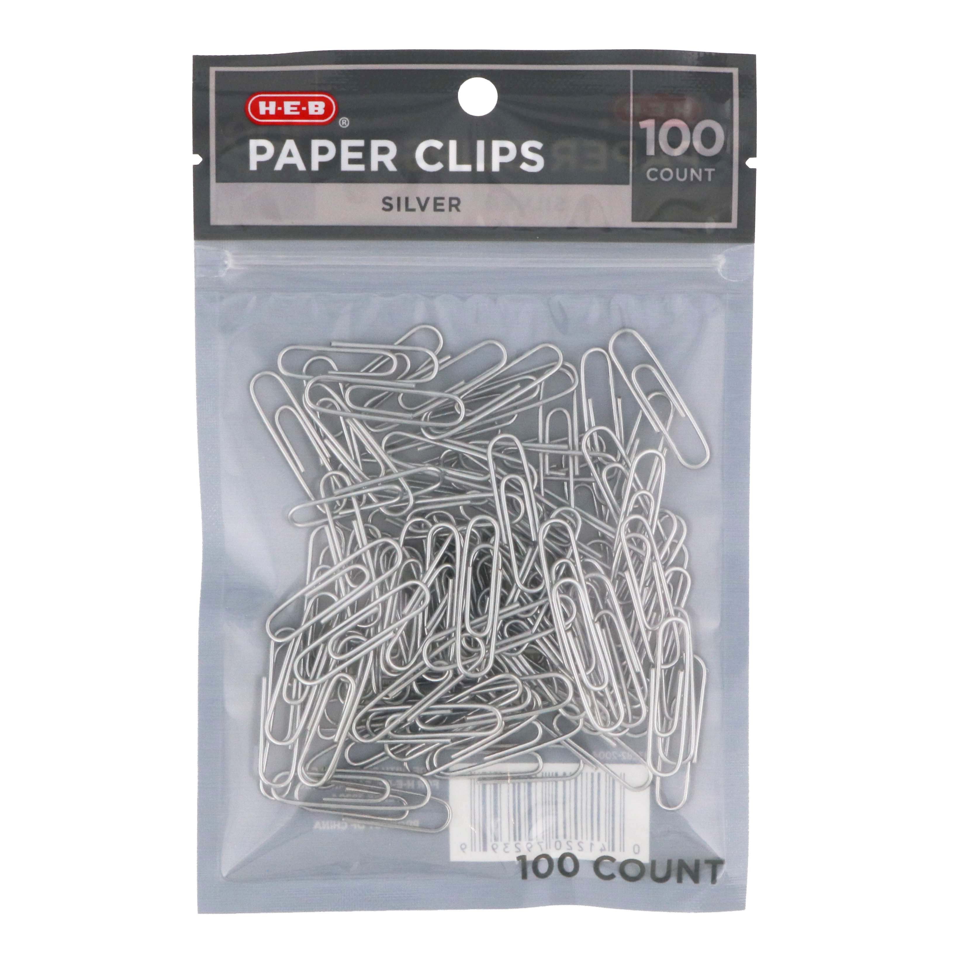 H-E-B Paper Clips - Silver - Shop Paper clips & fasteners at H-E-B