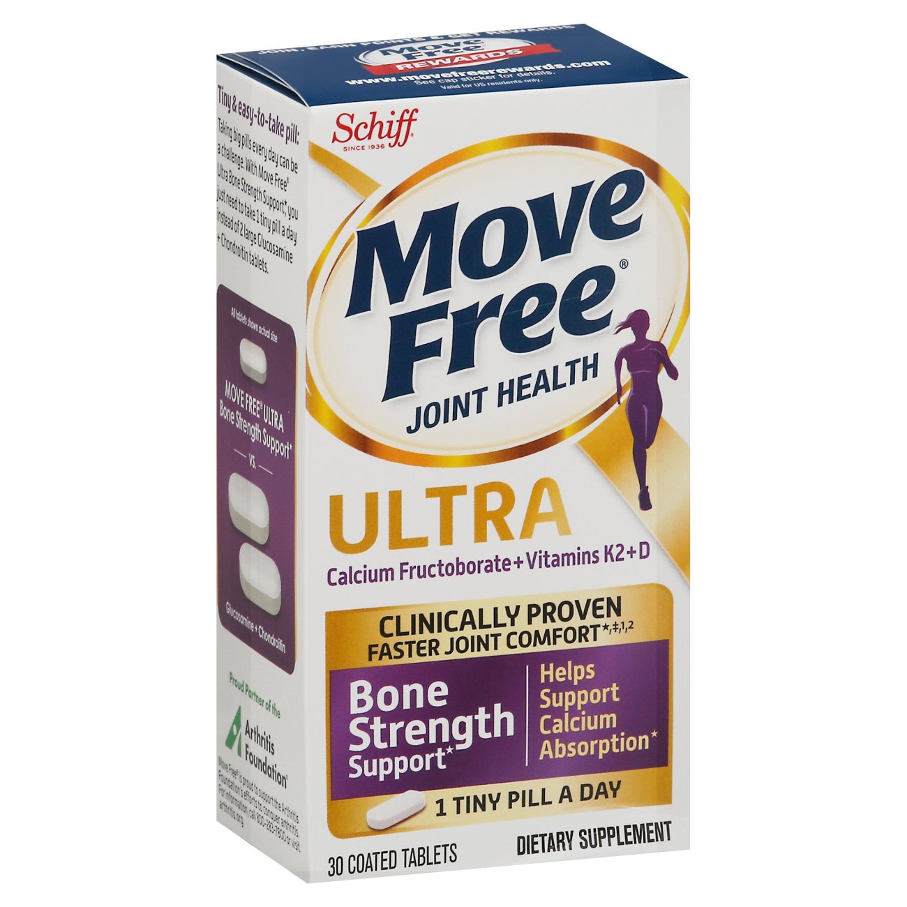 Move Free Ultra Bone Strength Support Tablets - Shop Diet & fitness at ...