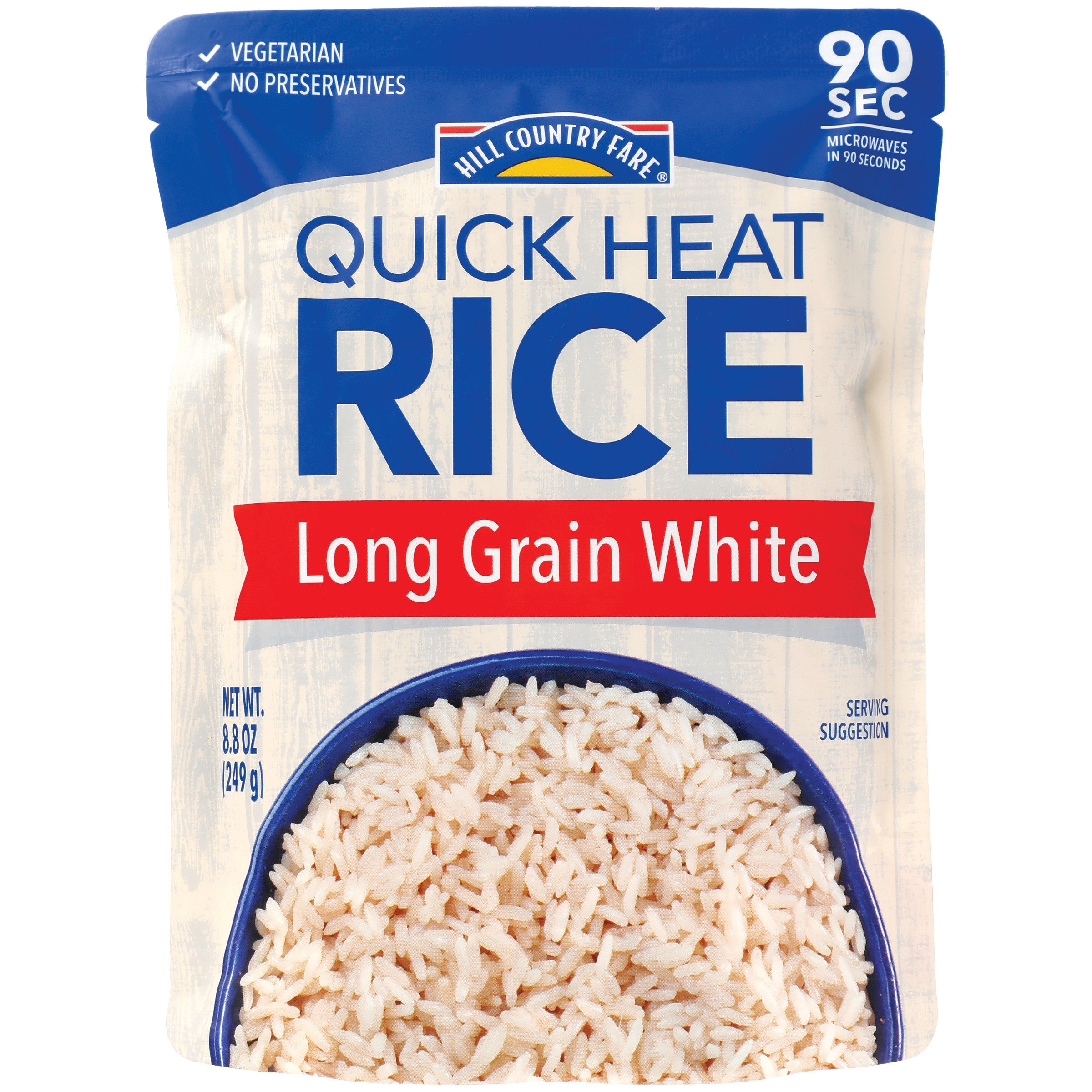 Hill Country Fare Quick Heat Long Grain White Rice - Shop Rice & grains ...