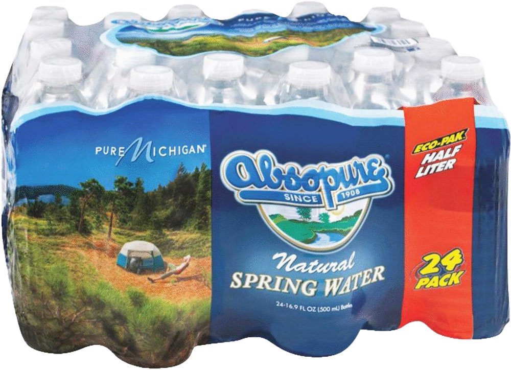 Absopure Natural Spring Water 16.9 oz Bottles, 24 pk | Central Market ...
