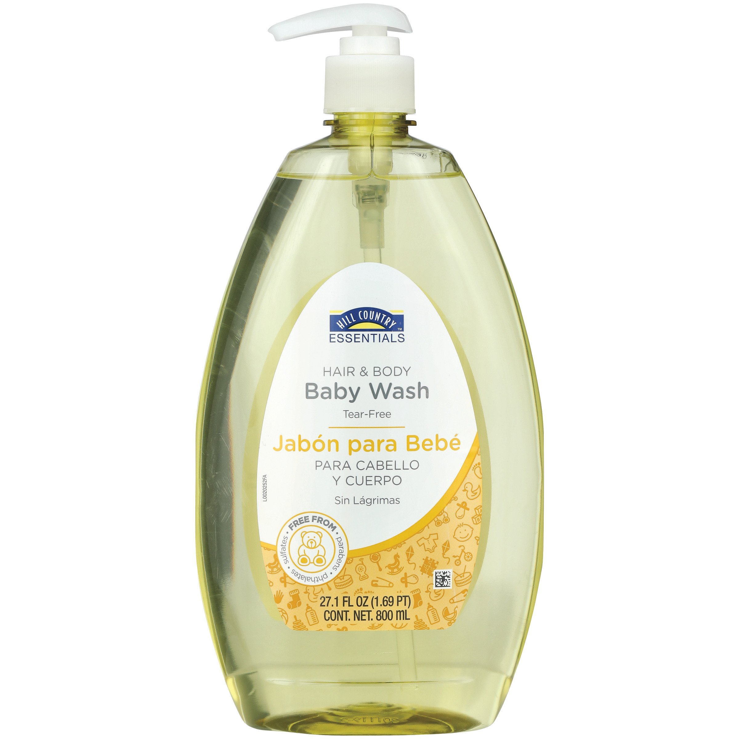 Hill Country Essentials Tear Free Hair & Body Baby Wash - Shop Bath ...