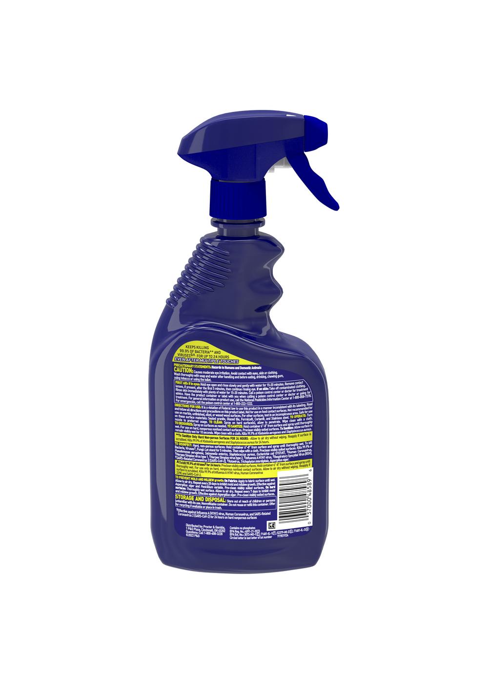 Microban Fresh 24 Hour Multi-Purpose Cleaner and Disinfectant Spray ...