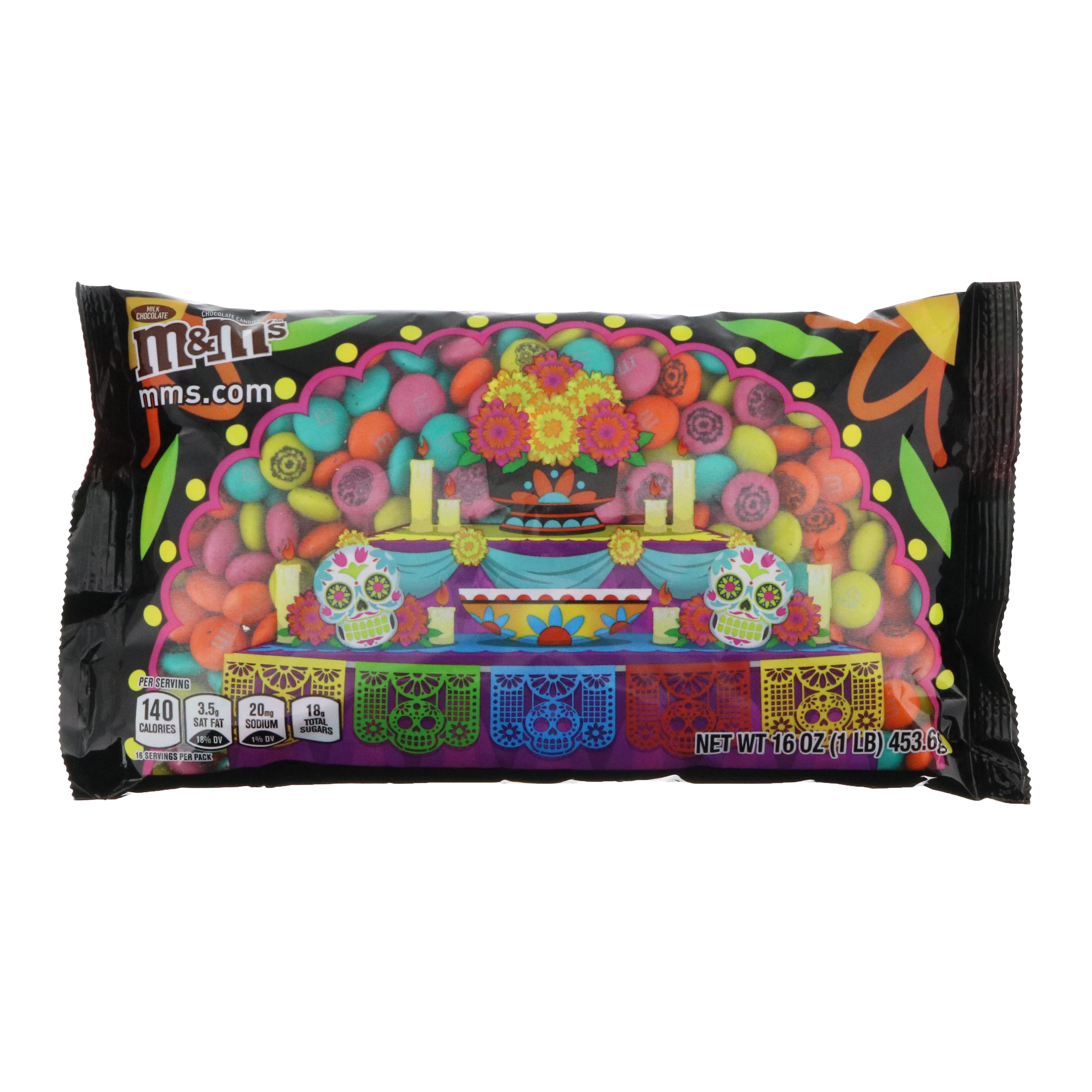 M&M Milk Chocolate Day Of The Dead Candy - Shop Candy at H-E-B