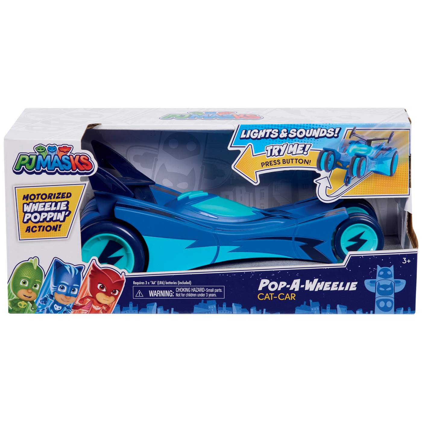 Just Play PJ Masks Pop-A-Wheelie Cat Car - Shop Toy vehicles at H-E-B
