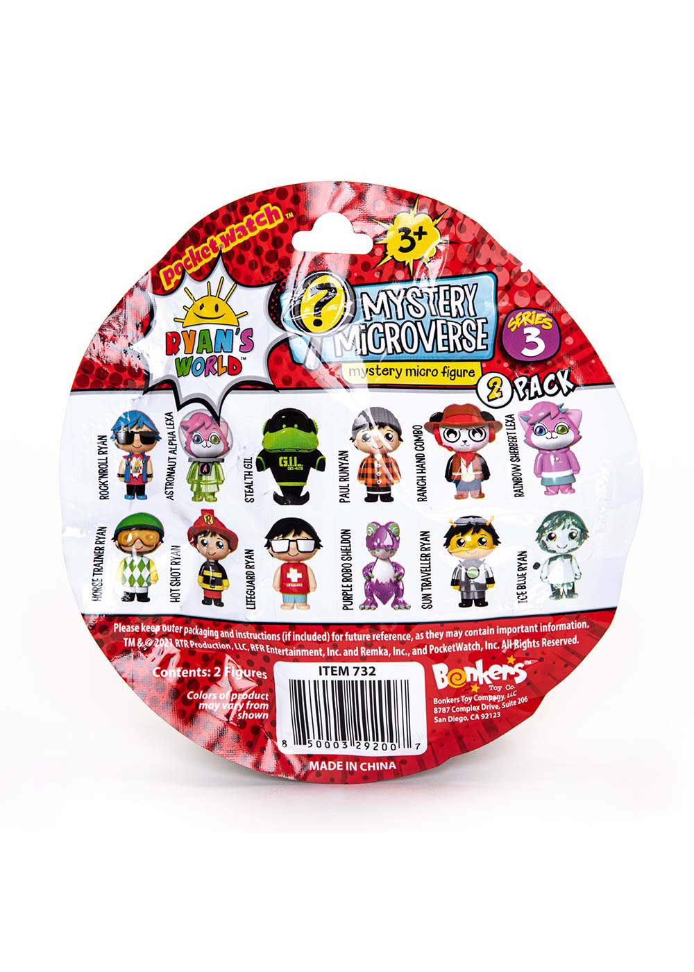 Bonkers Ryan's World Mystery Micro Figure - Series 3 - Shop Action ...