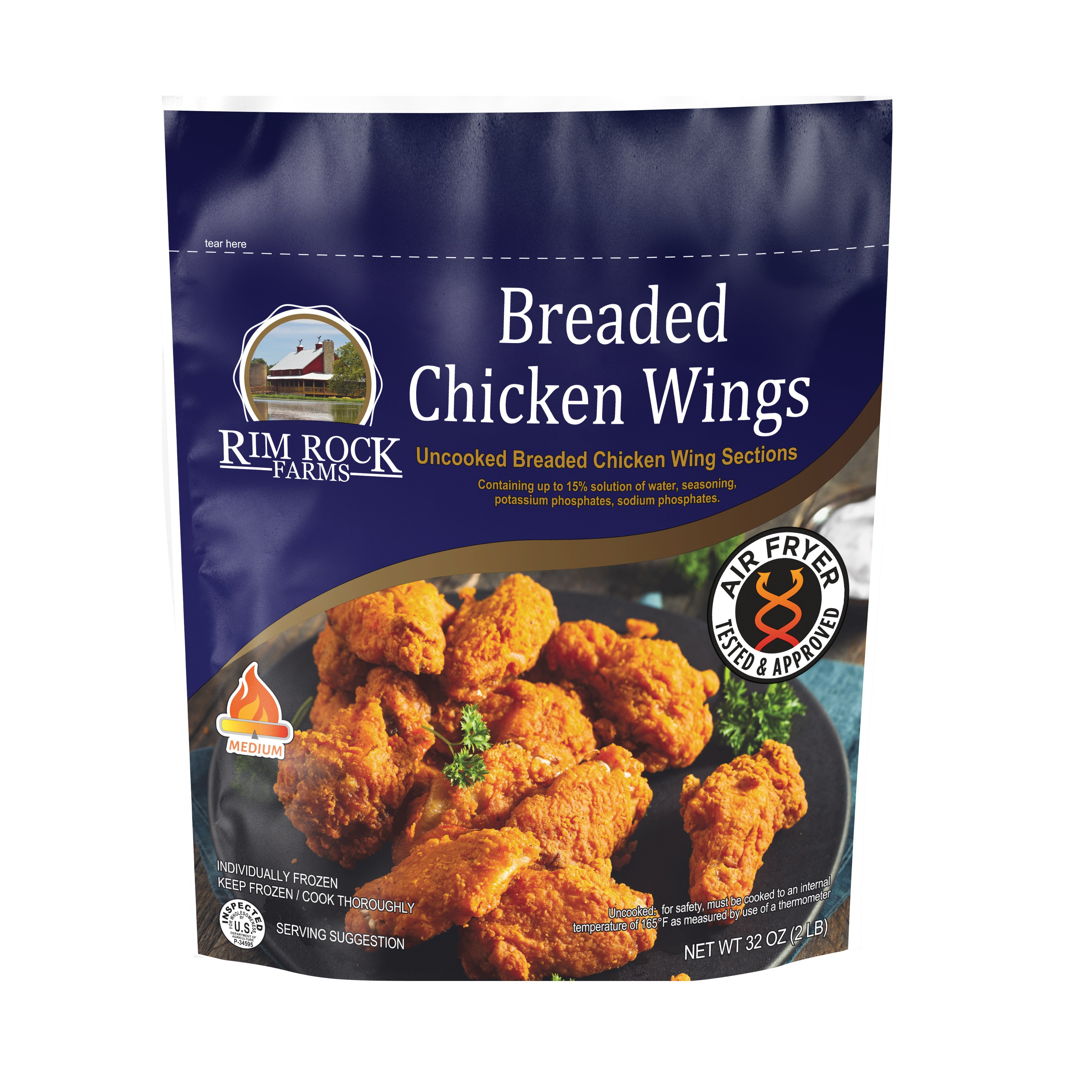 Rim Rock Farms Breaded Chicken Wings - Shop Chicken at H-E-B