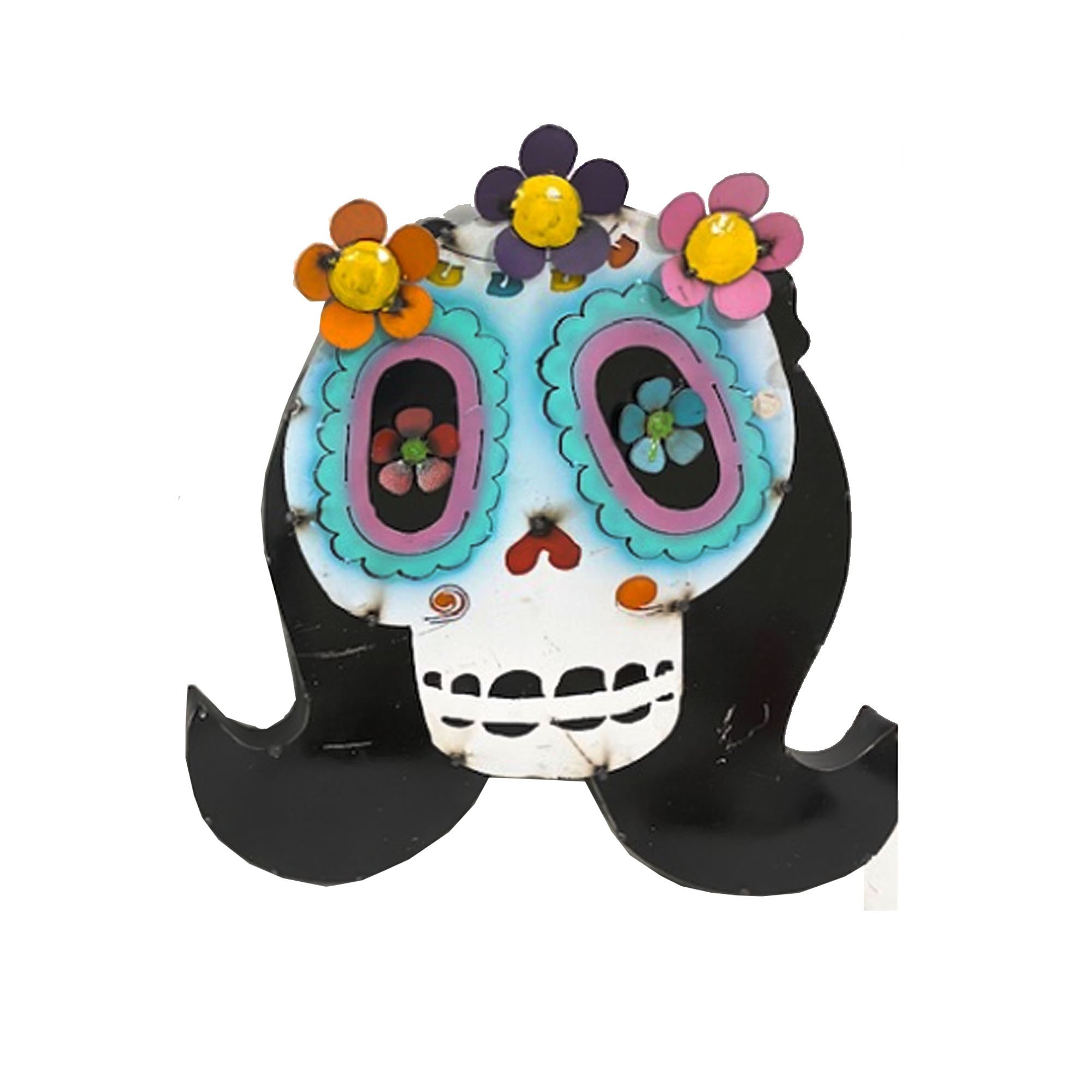 Creative Decor Sourcing Day Of The Dead Metal Catrina Décor - Shop ...