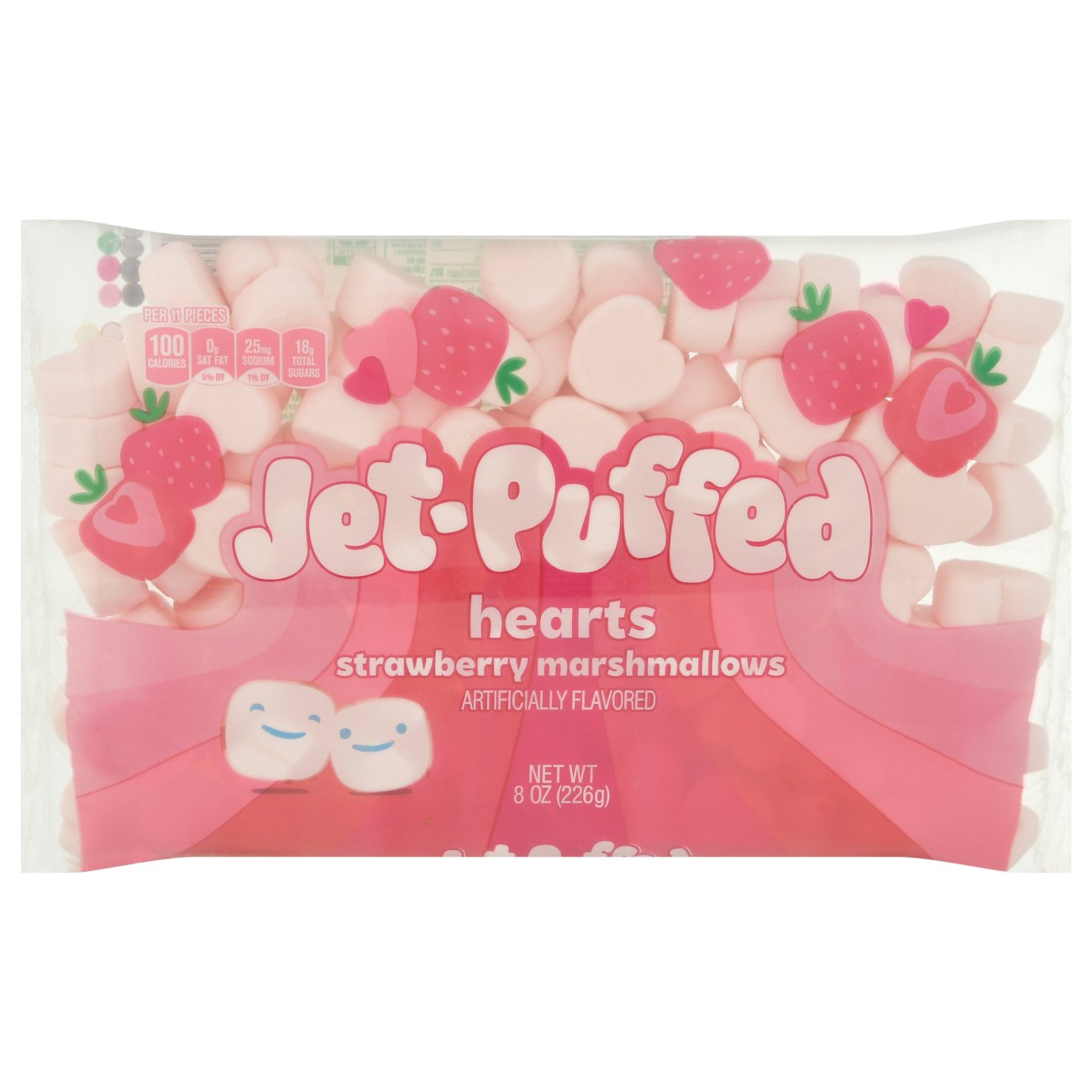 Jet-Puffed Hearts Strawberry Marshmallows - Shop Baking chocolate ...