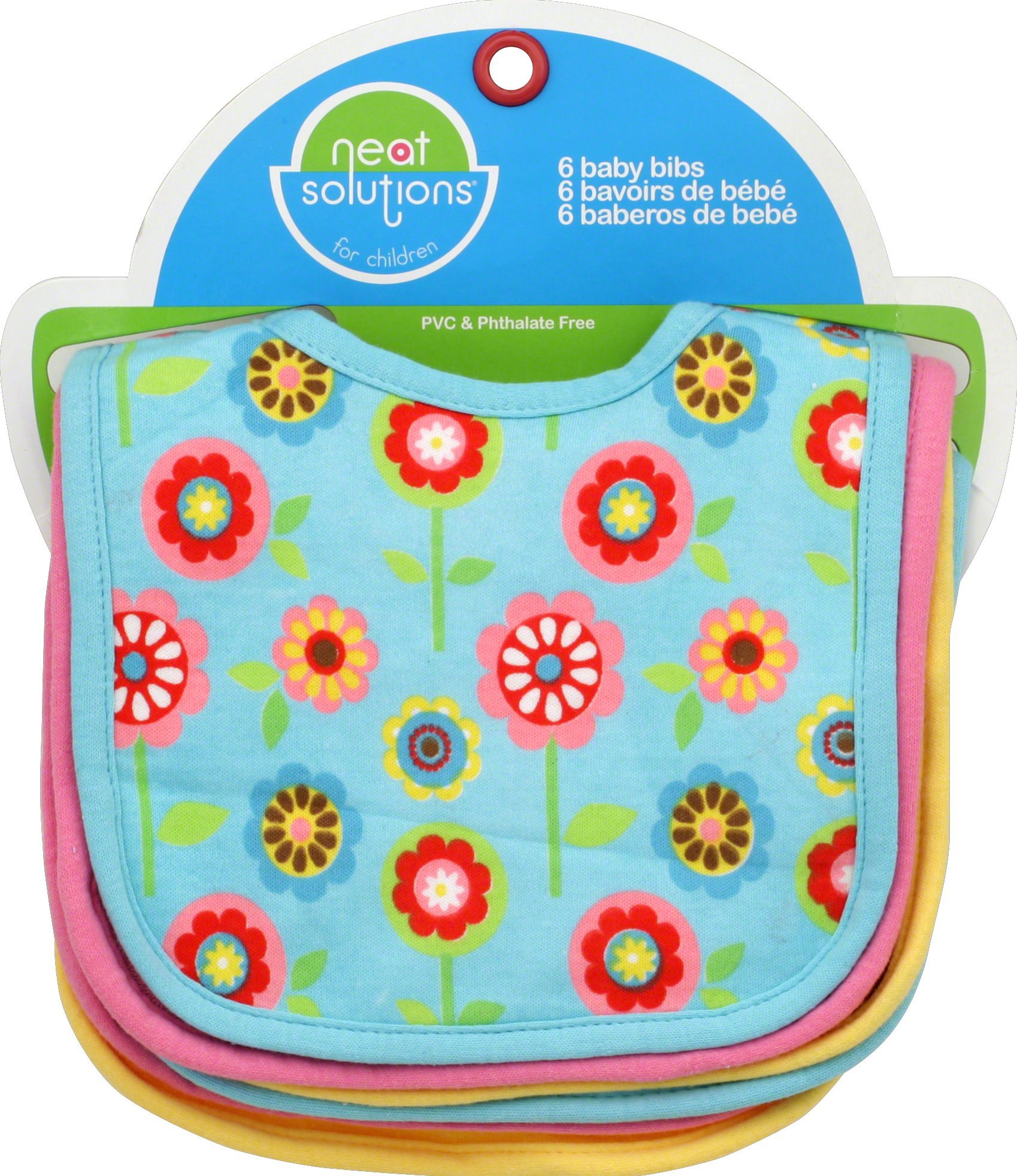 Neat Solutions Solid/Print Bib Set - Shop Bibs at H-E-B