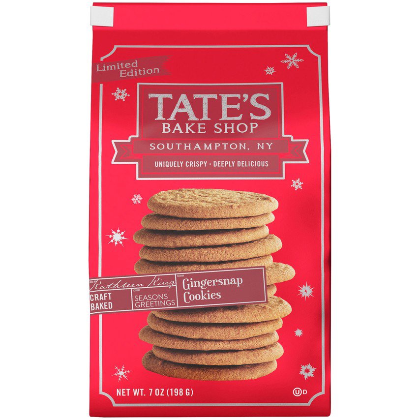 Tate's Bake Shop Gingersnap Cookies - Shop Cookies at H-E-B