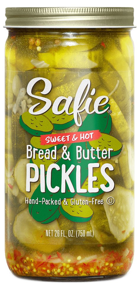 Safie Sweet & Hot Bread & Butter Pickles, 26 oz | Central Market ...