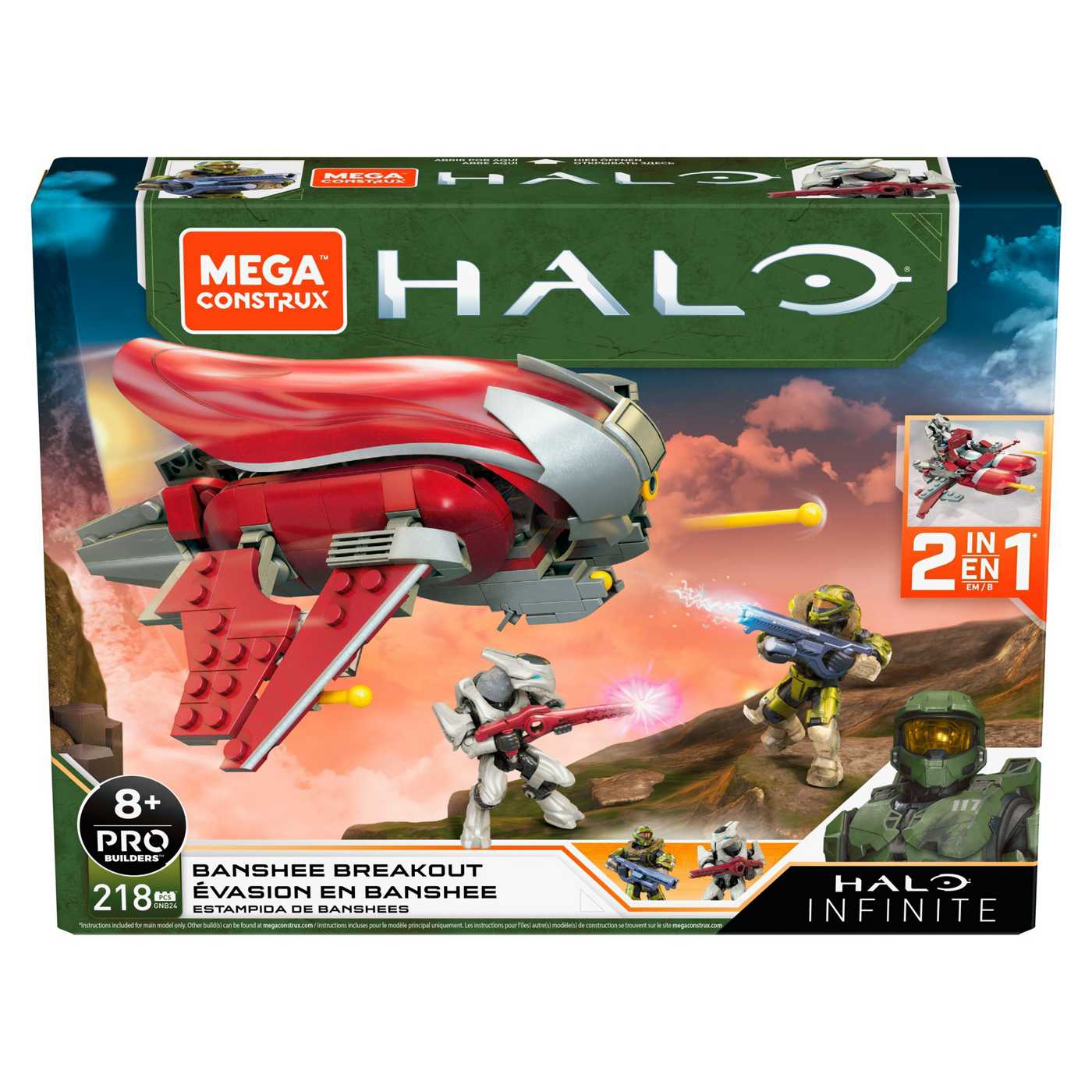 Mattel Mega Construx Halo Infinite Banshee Breakout - Shop Lego ...