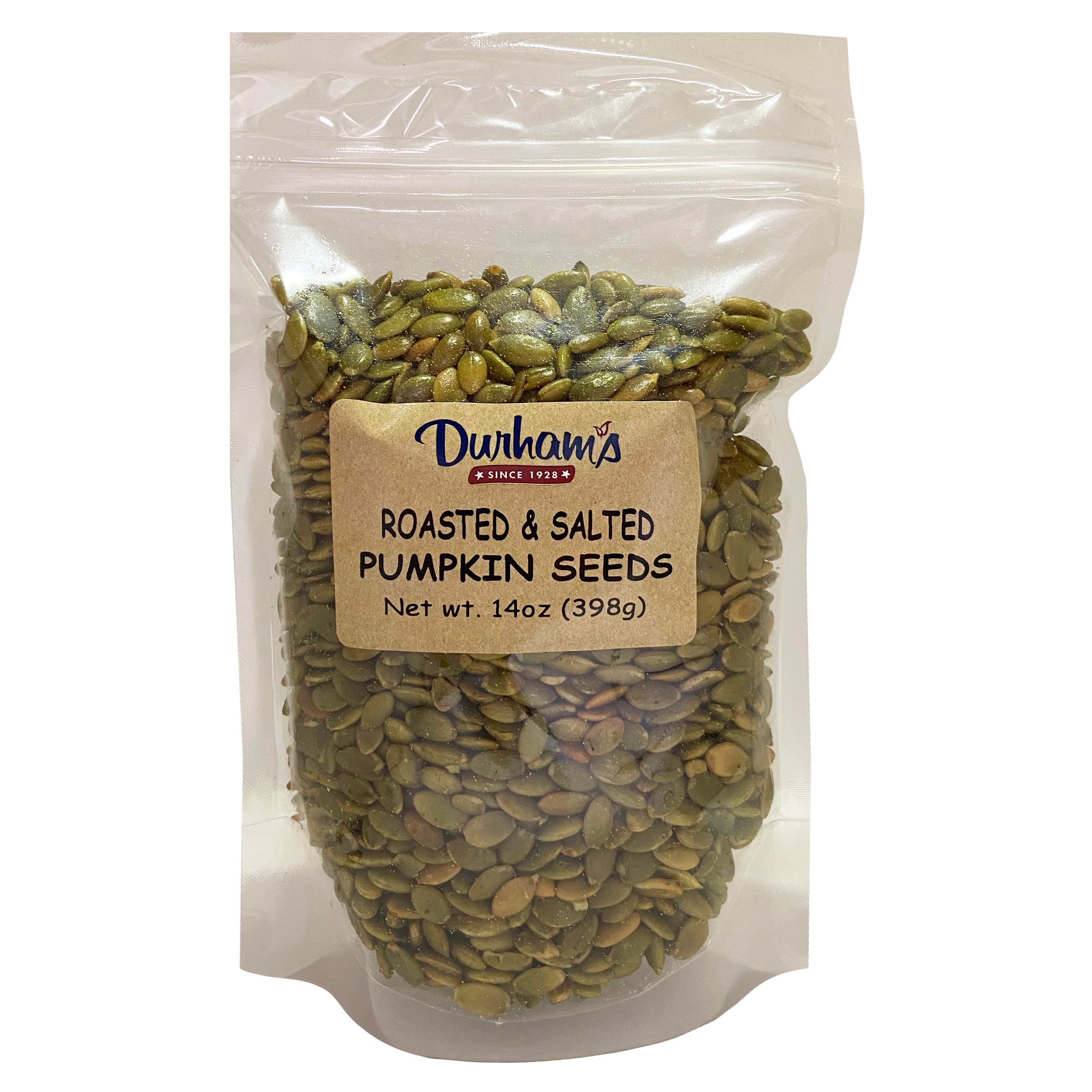Durham-Ellis Pecan Roasted Salted Pumpkin Seeds - Shop Nuts & seeds at ...