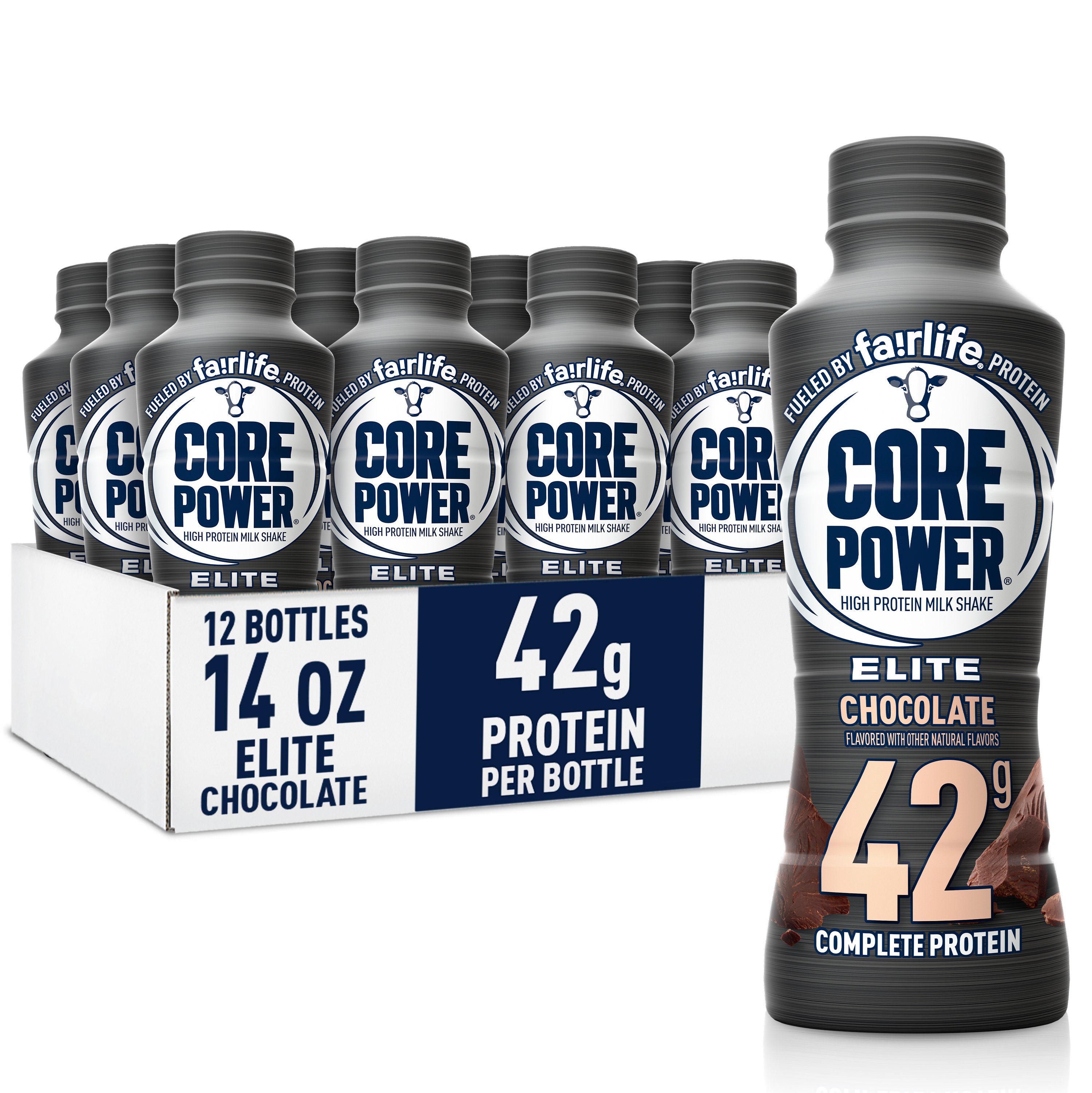 Core Power Elite 42g Protein Milkshakes 12 pk Bottles - Chocolate ...