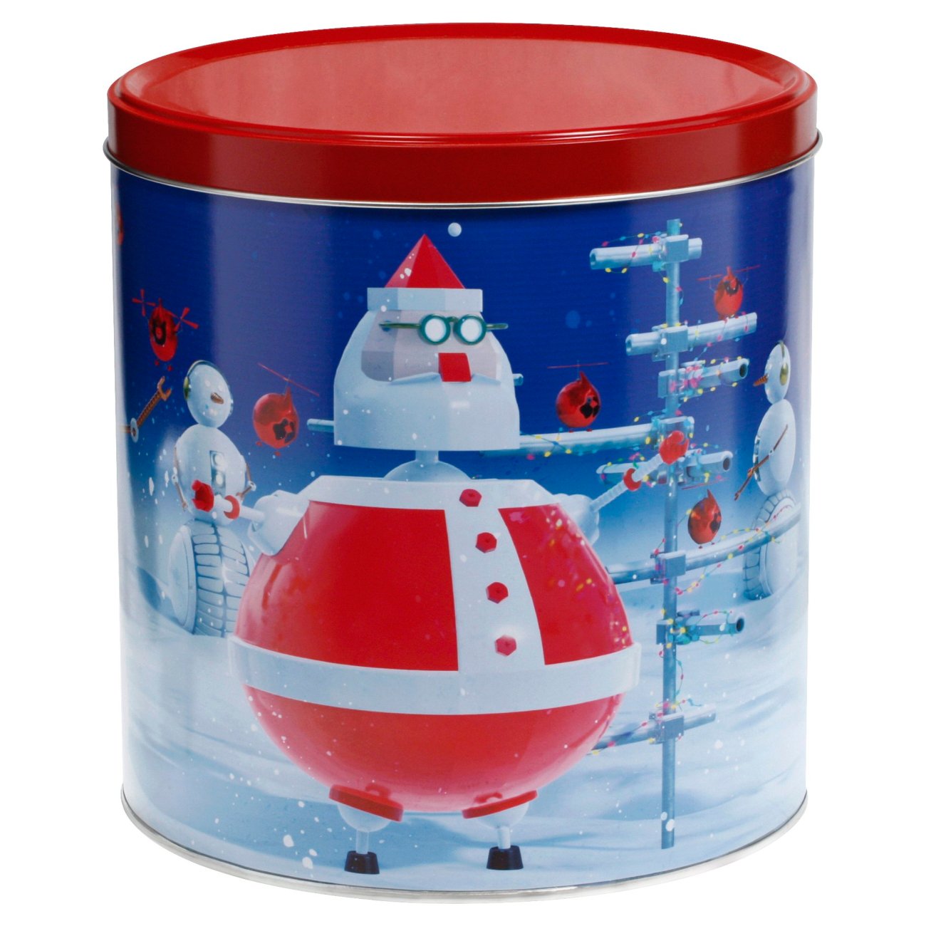 Signature Brands Robot Christmas Popcorn Tin - Shop Popcorn at H-E-B