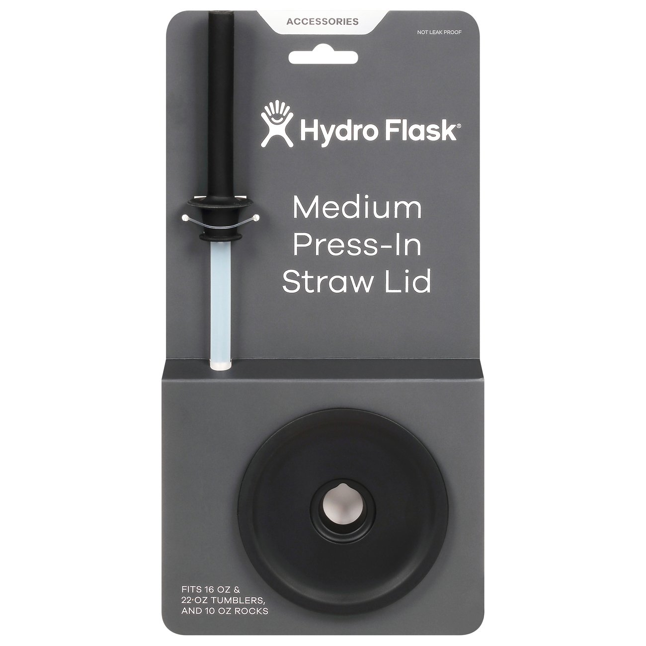 Hydro Flask Press In Straw Lid - Black - Shop Travel & to-go at H-E-B