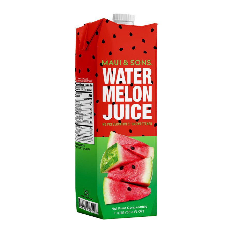 Maui & Sons 100% Pure Watermelon - Shop Juice at H-E-B