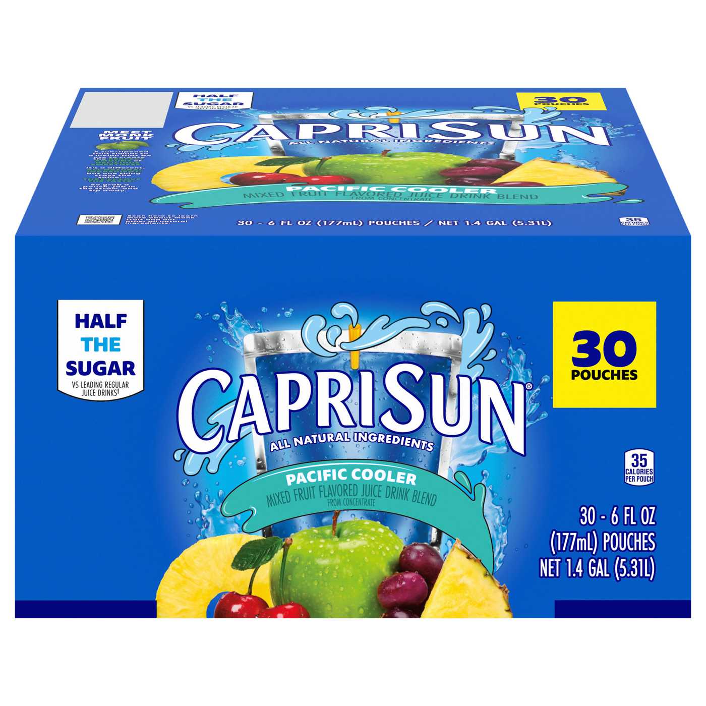 Capri Sun Pacific Cooler Juice Drink Blend 30 pk Pouches - Shop Juice ...