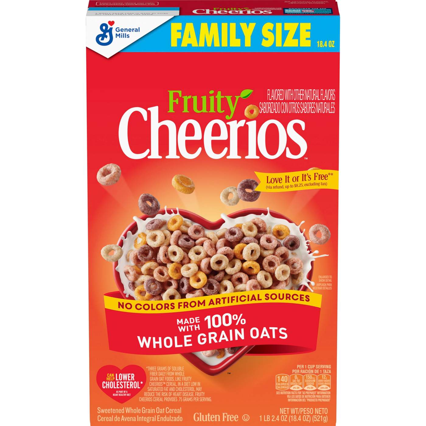 General Mills Fruity Cheerios Cereal - Family Size - Shop Cereal at H-E-B