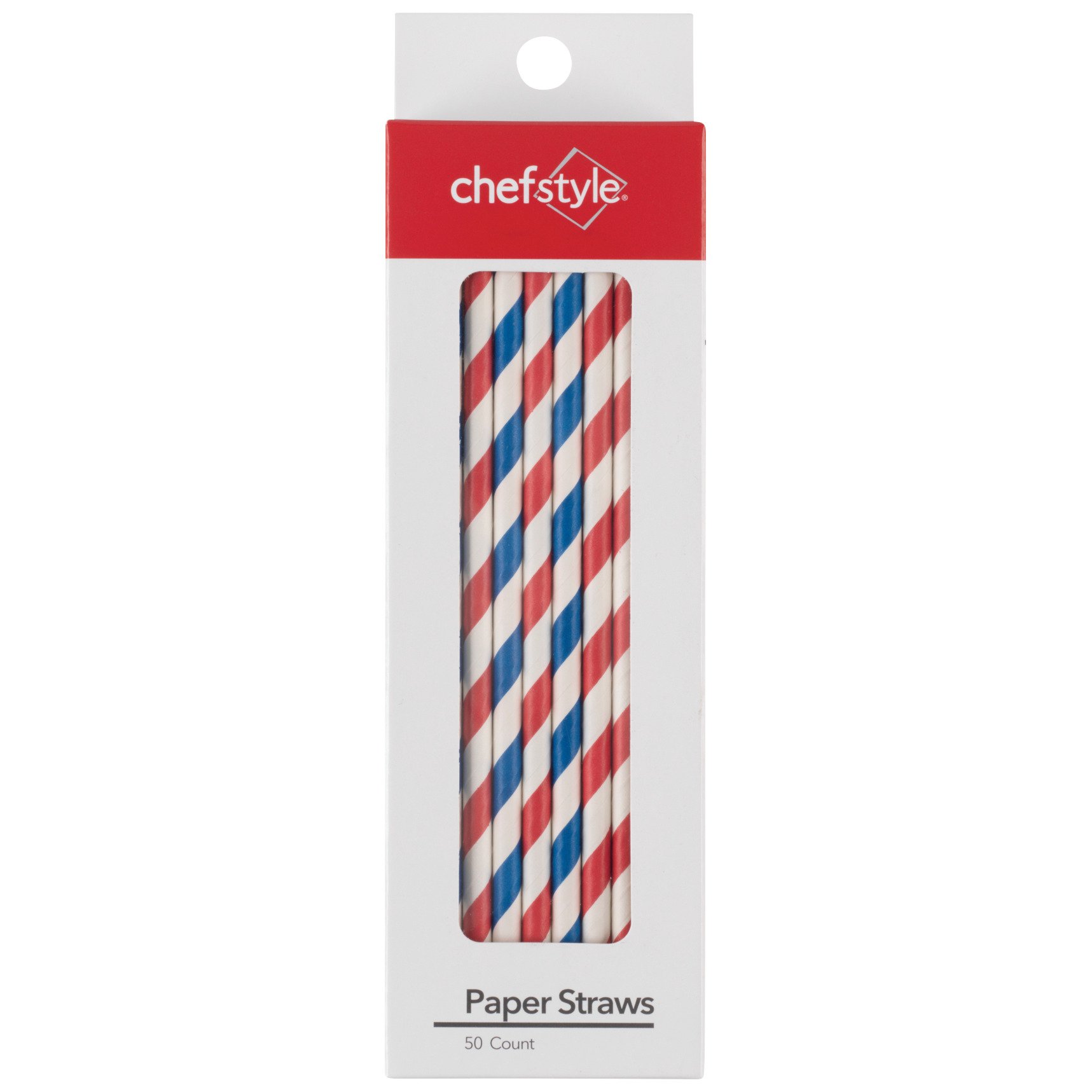 chefstyle Stripe Paper Straws - Shop Straws at H-E-B