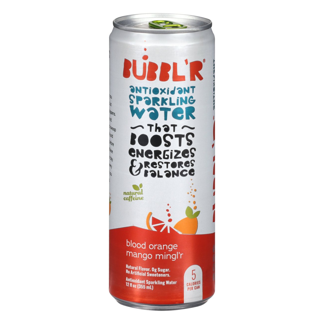 Bubbl'r Blood Orange Mango Mingl'r Antioxidant Sparkling Water - Shop ...