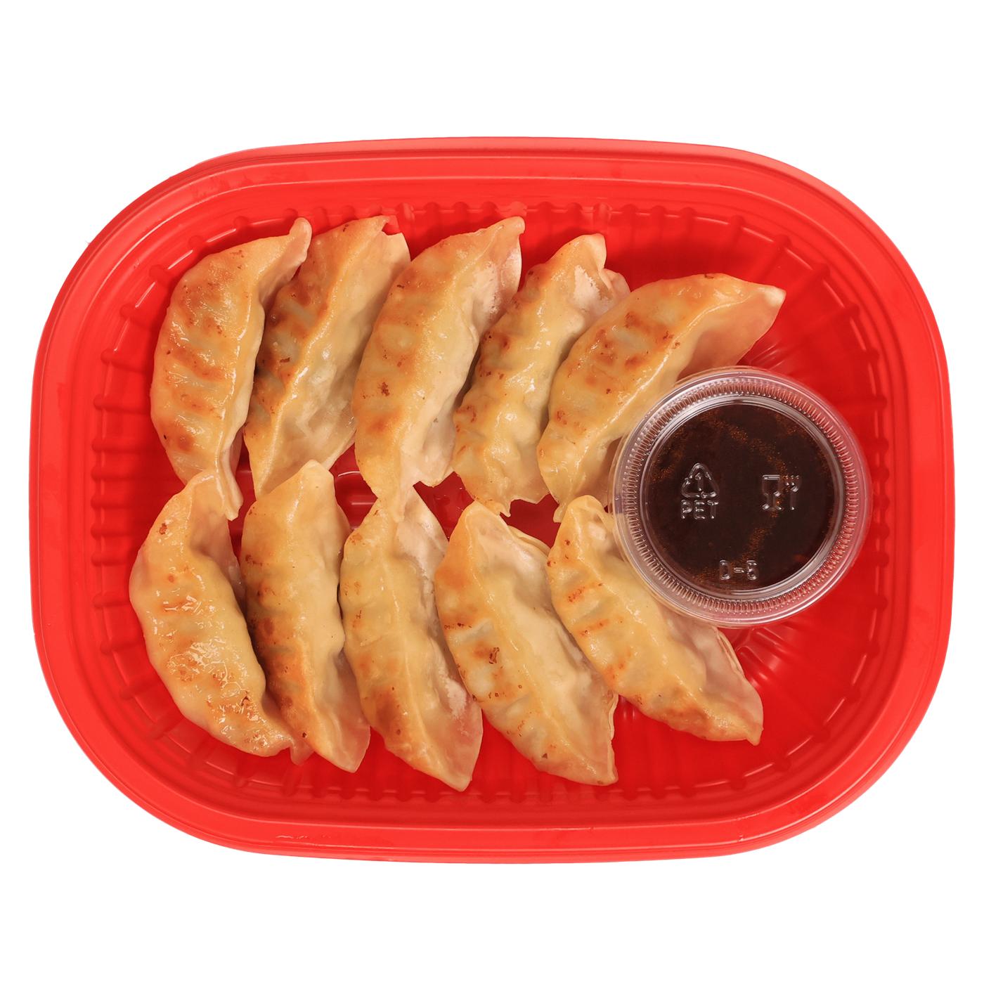 H-E-B Sushiya Chicken Pot Stickers - Served Hot - Shop Sushi at H-E-B