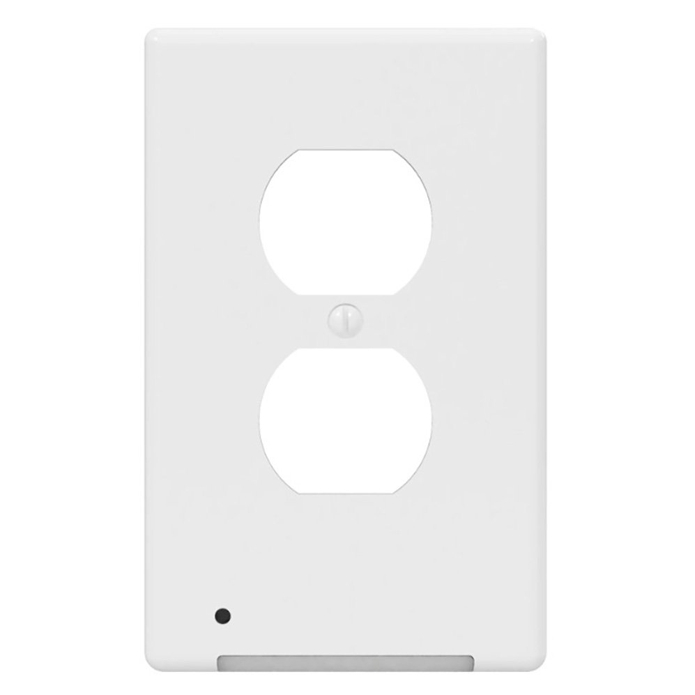 Amertac LumiCover Classic Cover Night Light Wall Plate - White - Shop ...