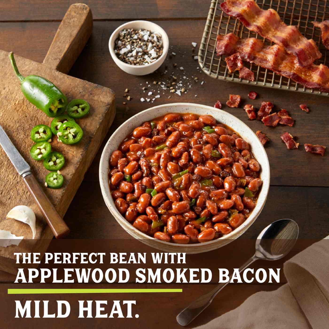Serious Bean Co Jalapeno & Bacon Beans - Shop Beans & legumes at H-E-B