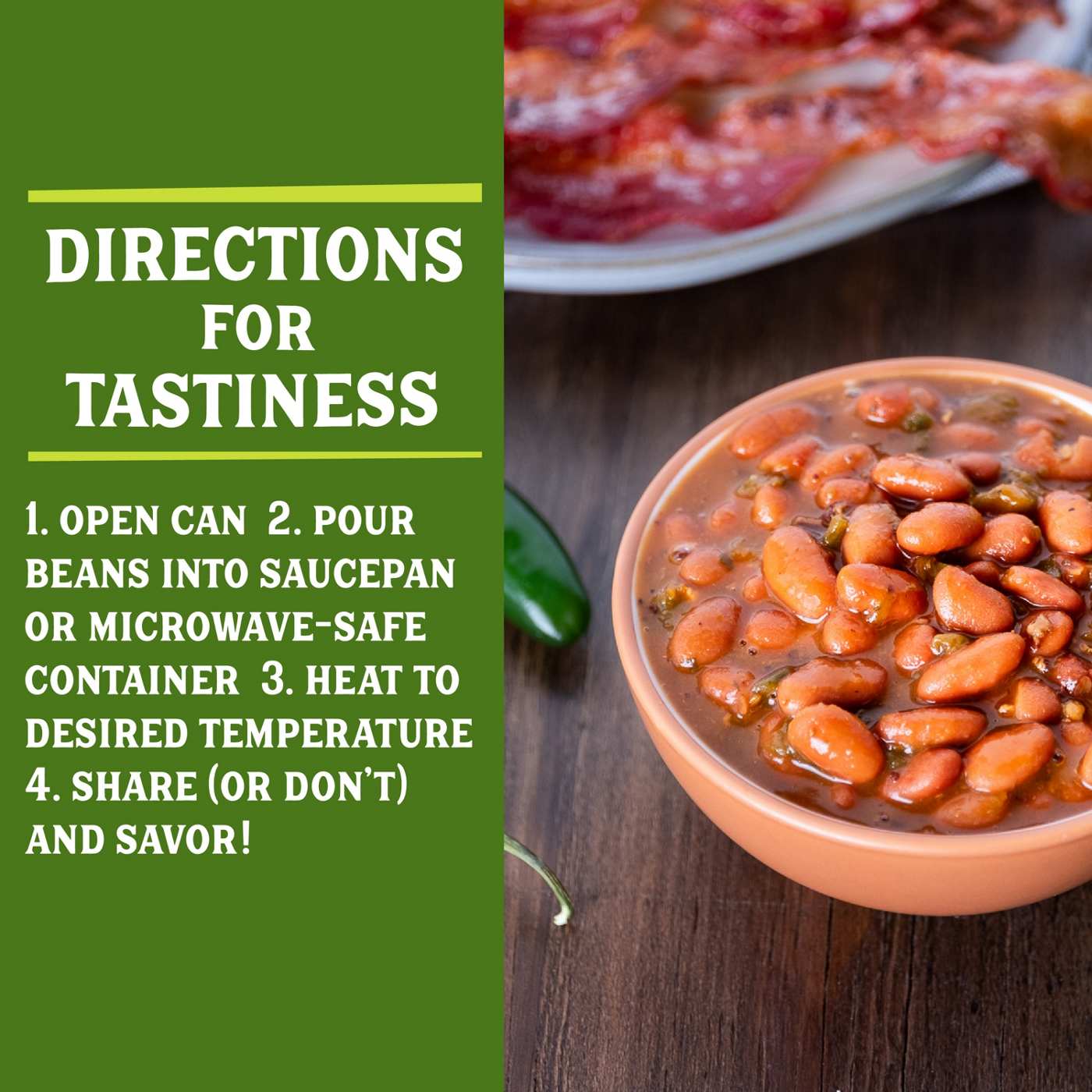 Serious Bean Co Jalapeno & Bacon Beans - Shop Beans & legumes at H-E-B