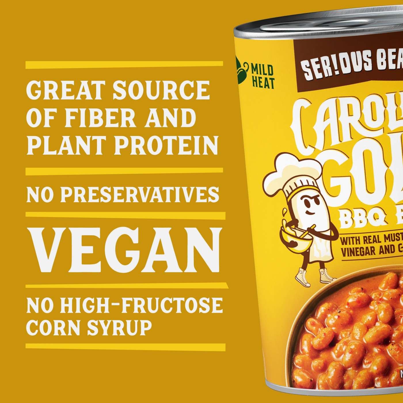 Serious Bean Co Carolina Gold BBQ Beans - Shop Beans & legumes at H-E-B