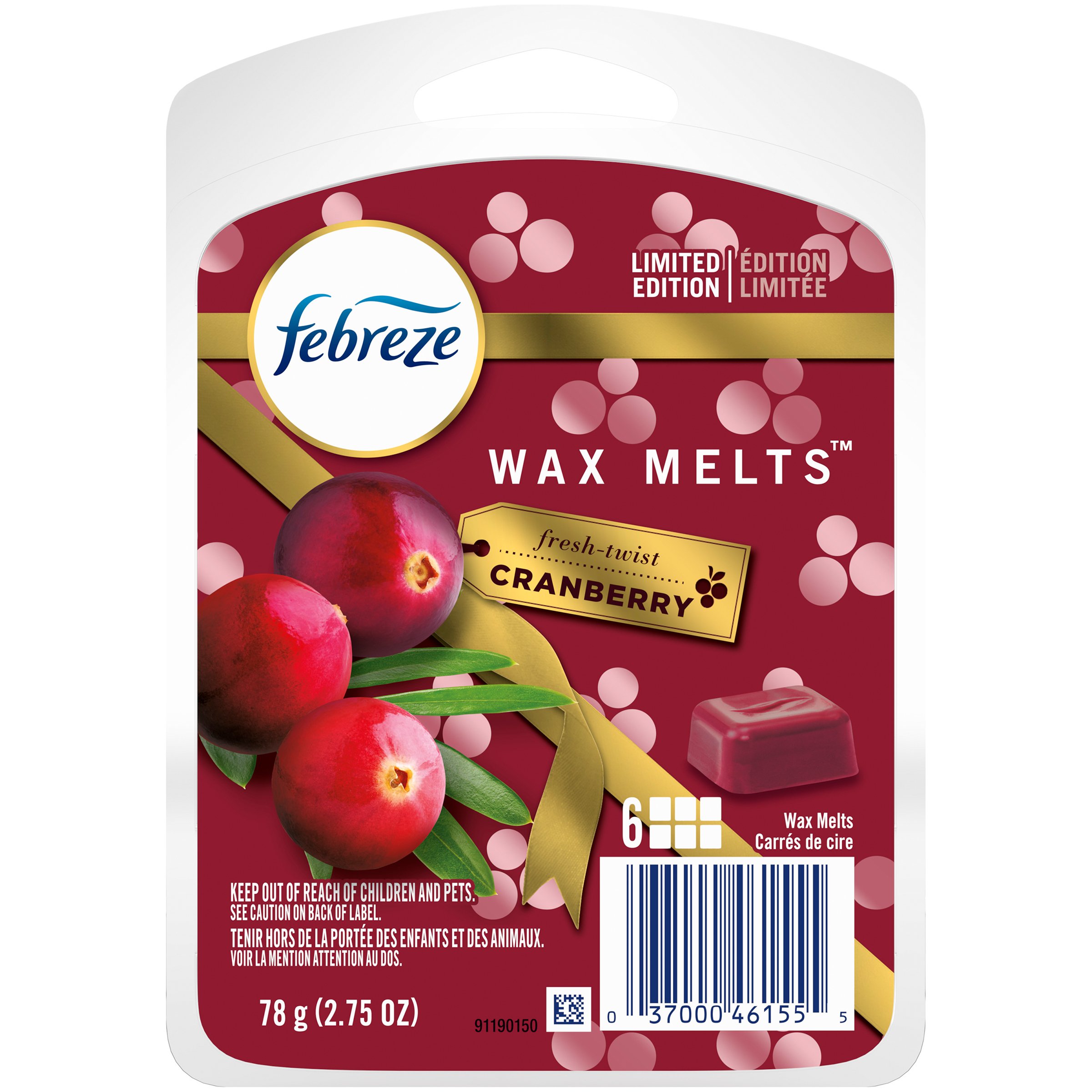 Febreze Fresh-Twist Cranberry Wax Melts - Shop Scented oils & wax at H-E-B