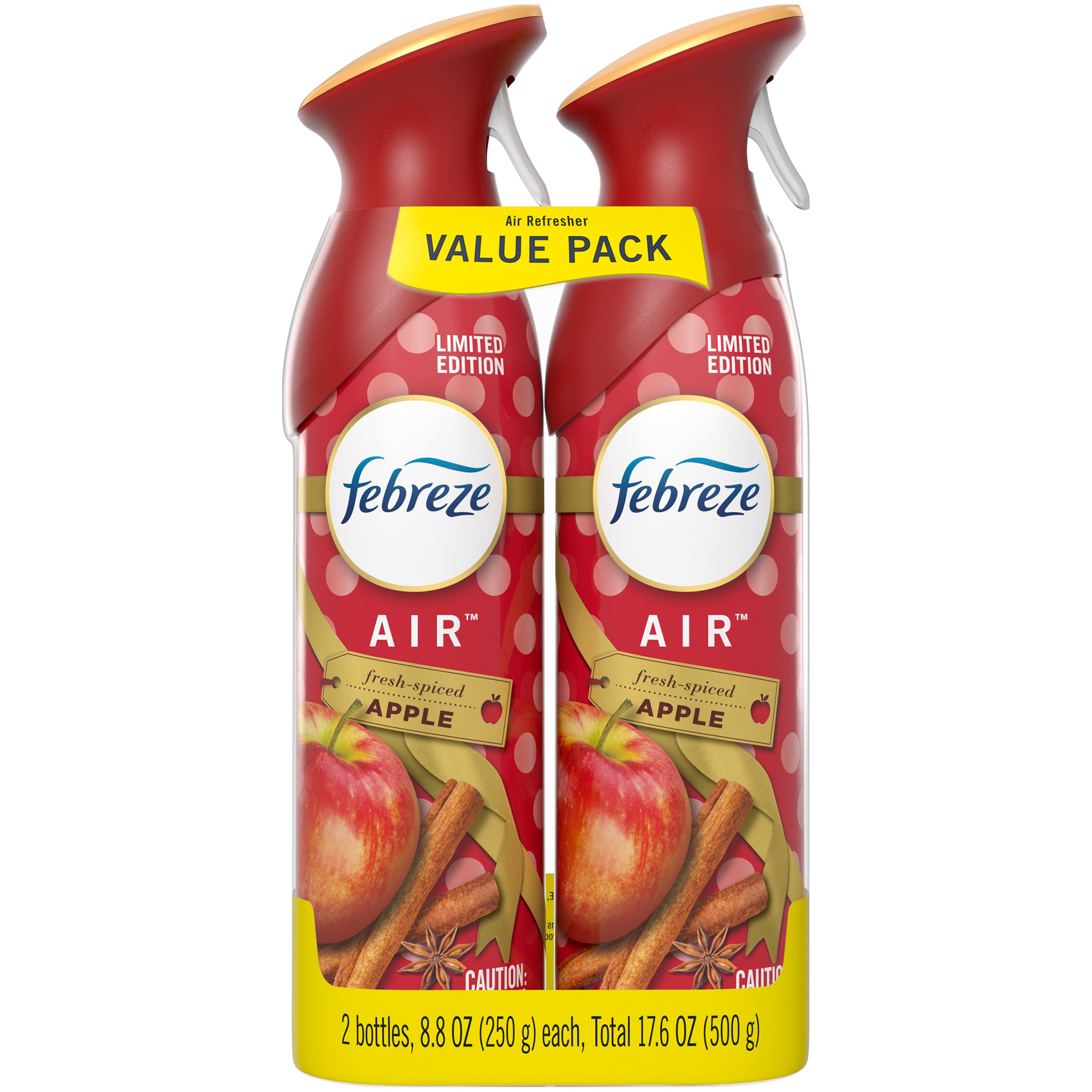 Febreze Air Fresh Spiced Apple Air Freshener Spray Value Pack - Shop ...