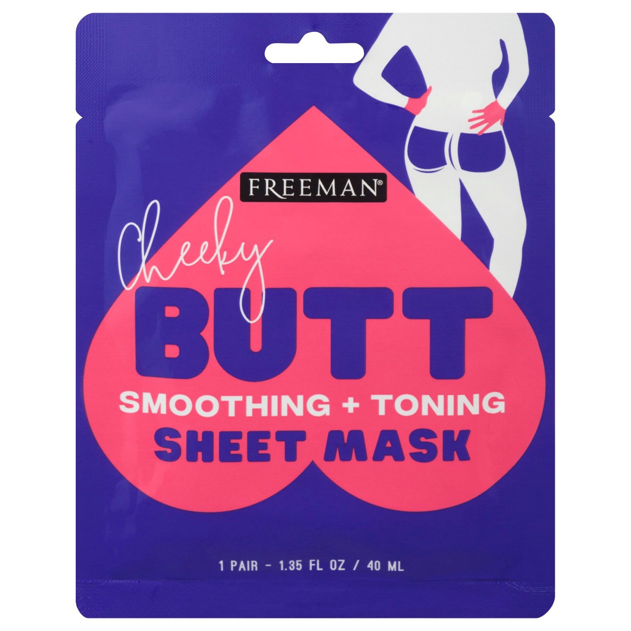 Freeman Cheeky Butt Smoothing + Toning Sheet Mask - Shop Facial Masks ...