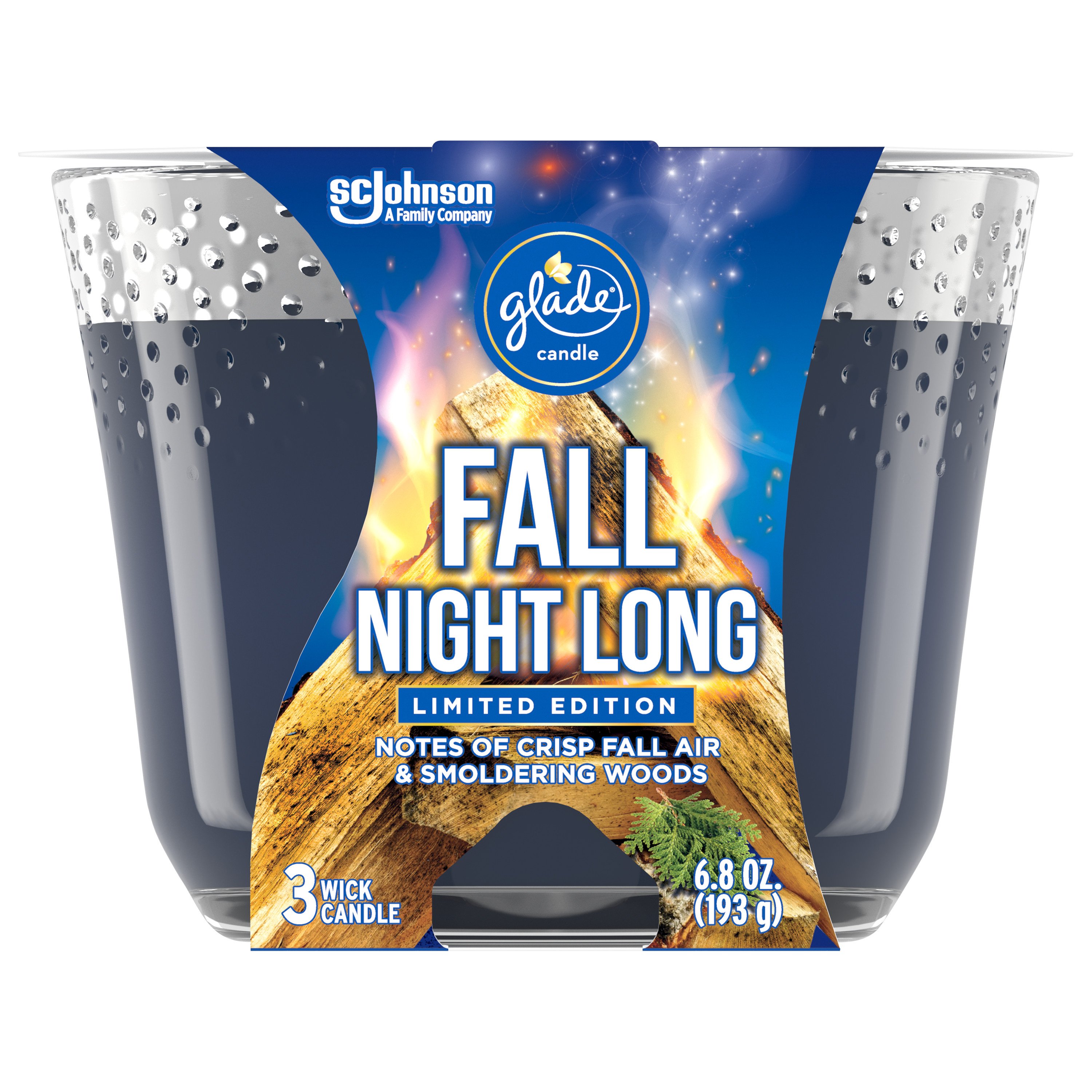 Glade Fall Night Long 3 Wick Candle - Shop Candles at H-E-B