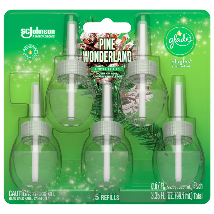 Glade PlugIns Scented Oil Air Freshener Refills - Pine Wonderland ...