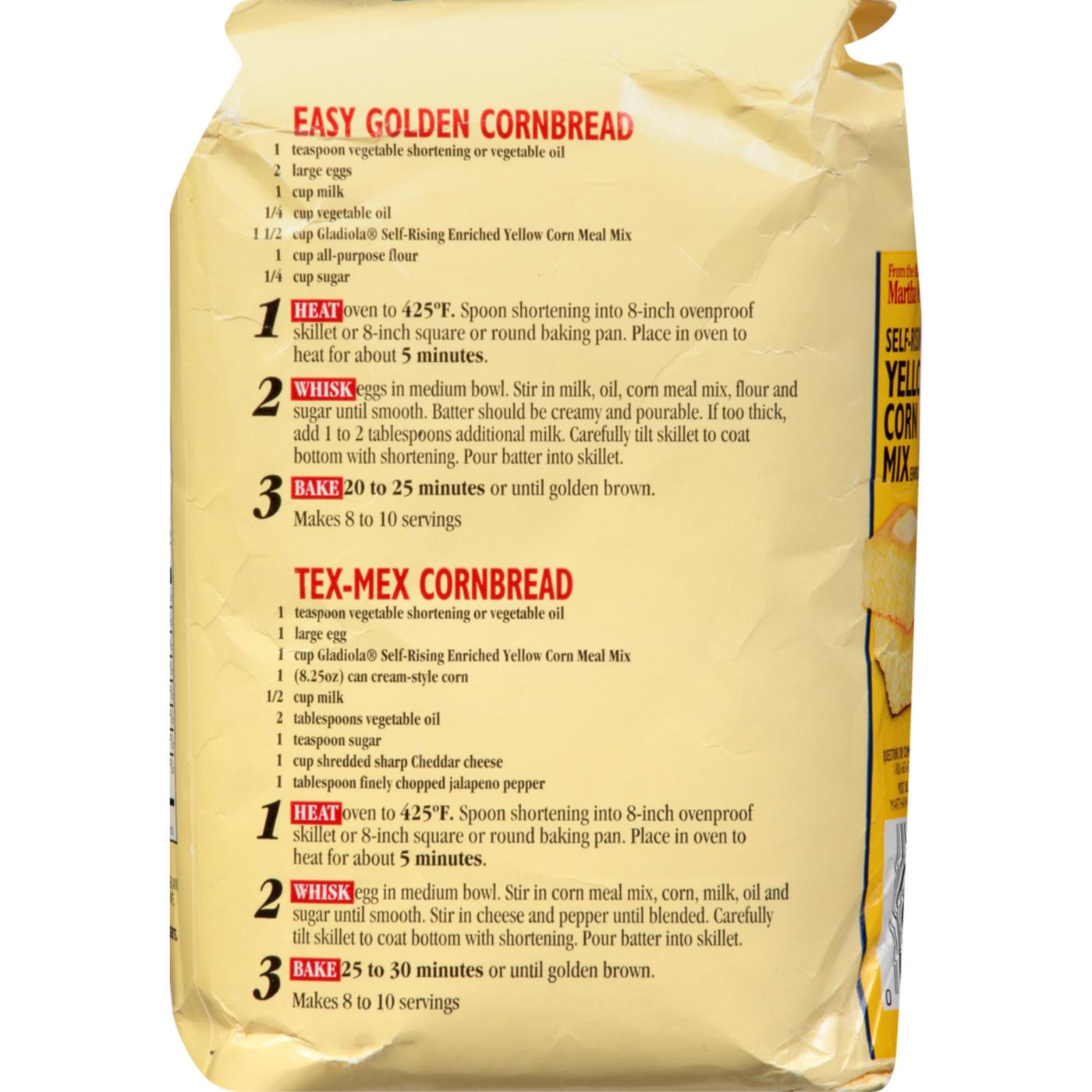 Martha White Gladiola Self-Rising Yellow Corn Meal Mix - Shop Flour at ...