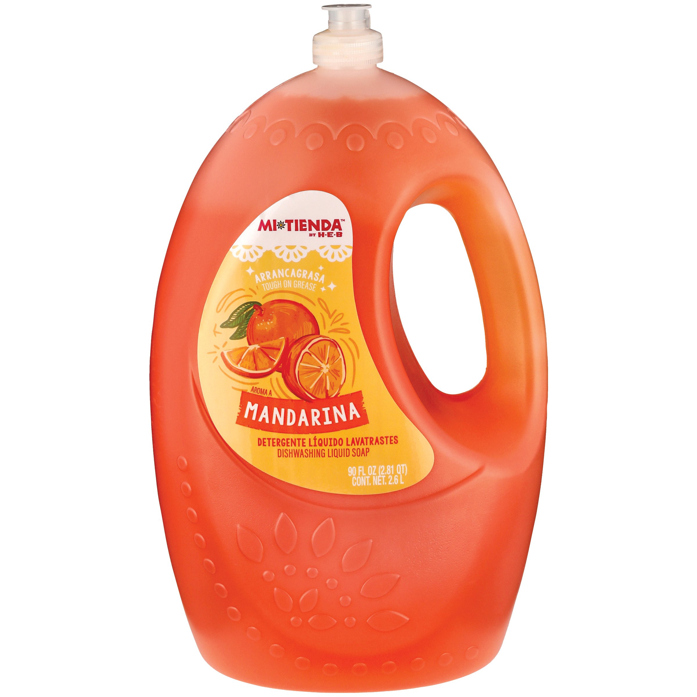 H-E-B Mi Tienda Dishwashing Liquid Soap - Mandarina - Shop Dish soap ...