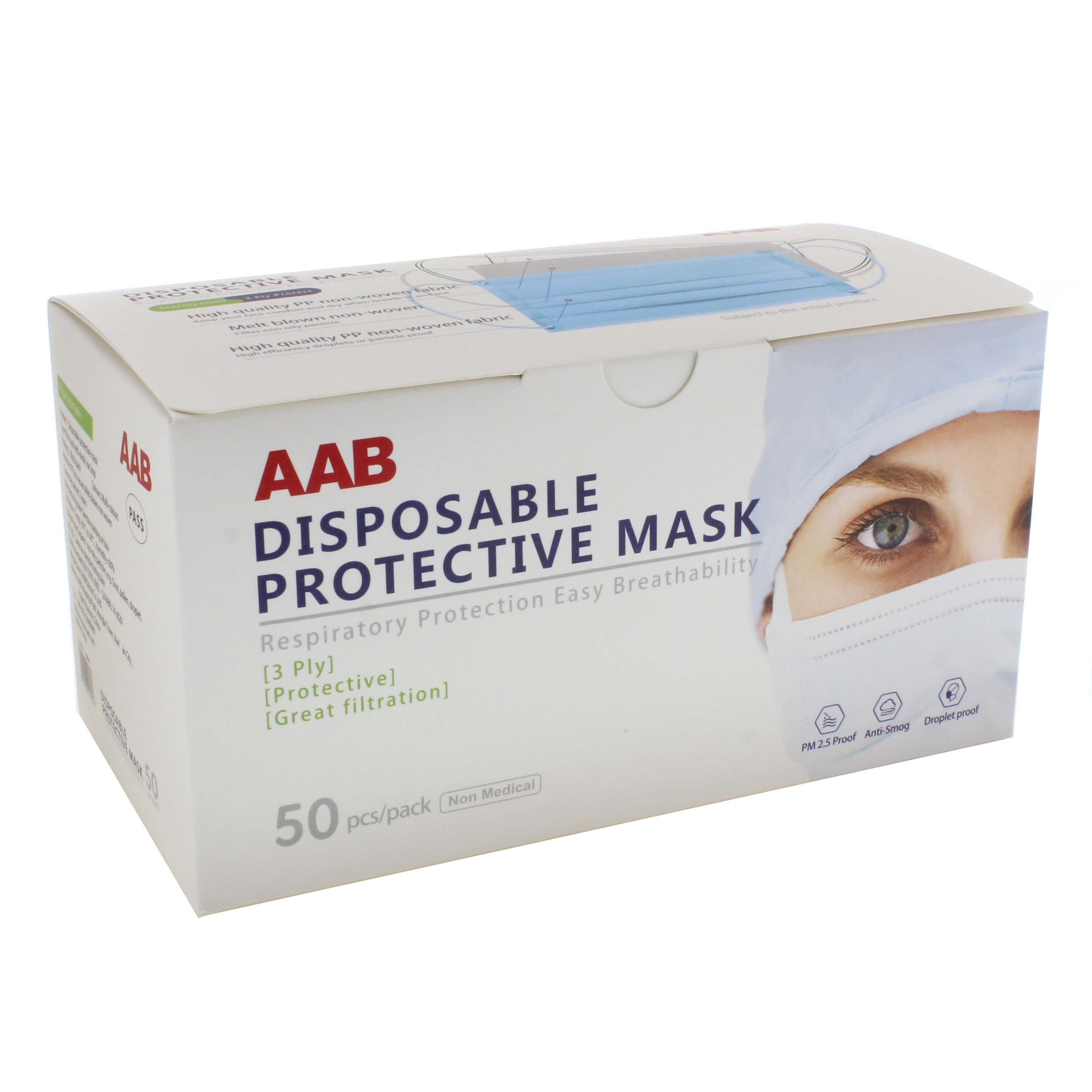 AAB Disposable Protective Mask - Shop Kits & supplies at H-E-B