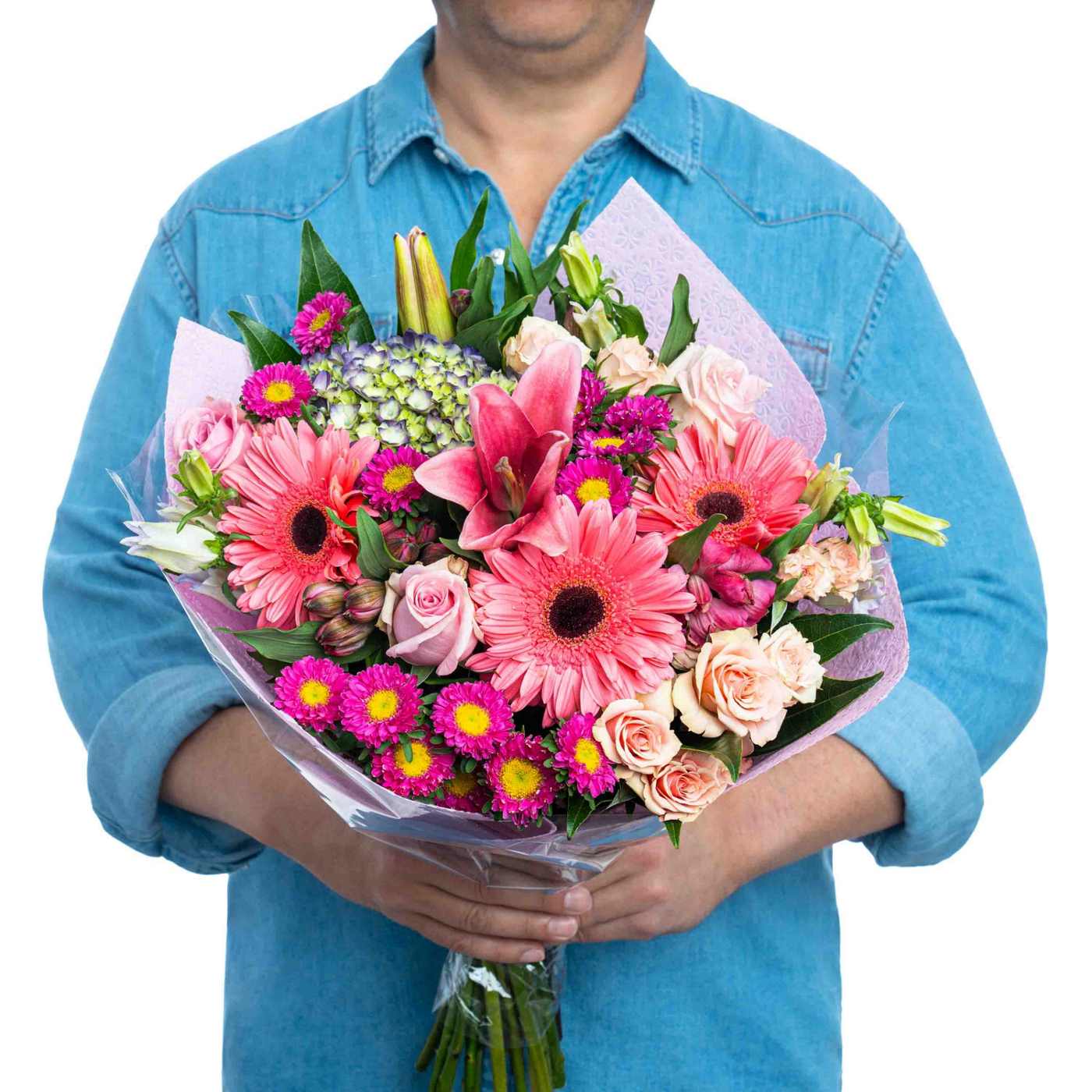 BLOOMS by H-E-B Grateful Flower Bouquet - Shop Flowers & arrangements ...