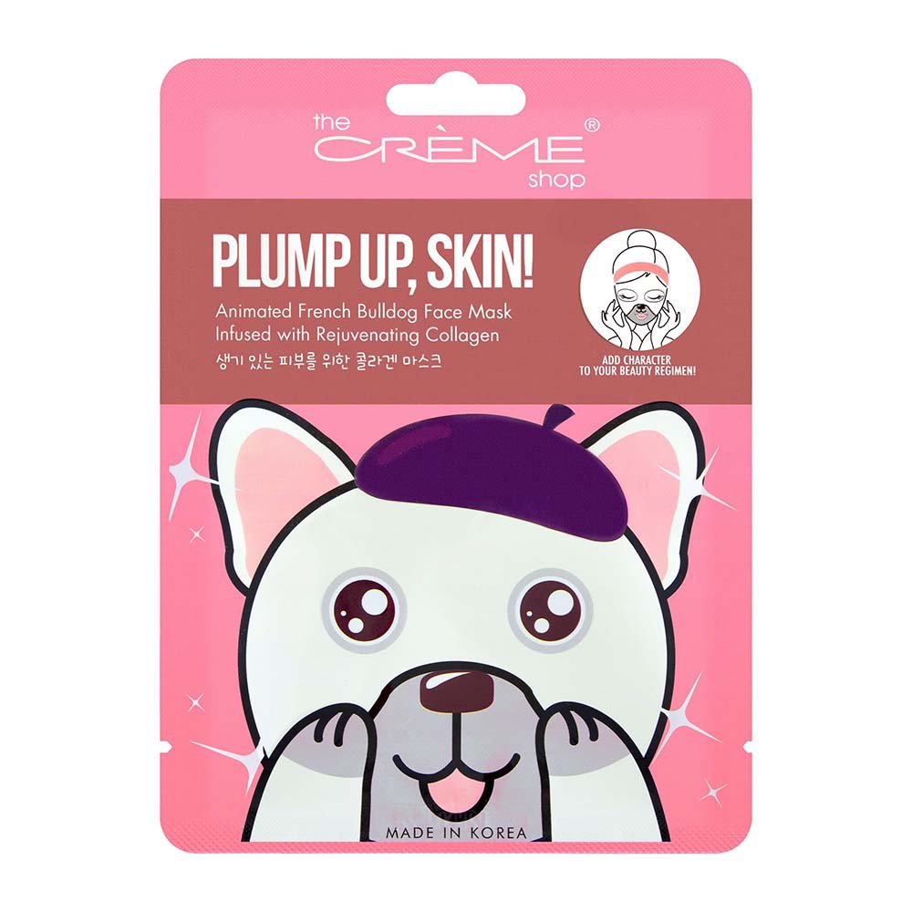 The Crème Shop Plump Up, Skin! Bulldog Mask - Shop Facial masks ...