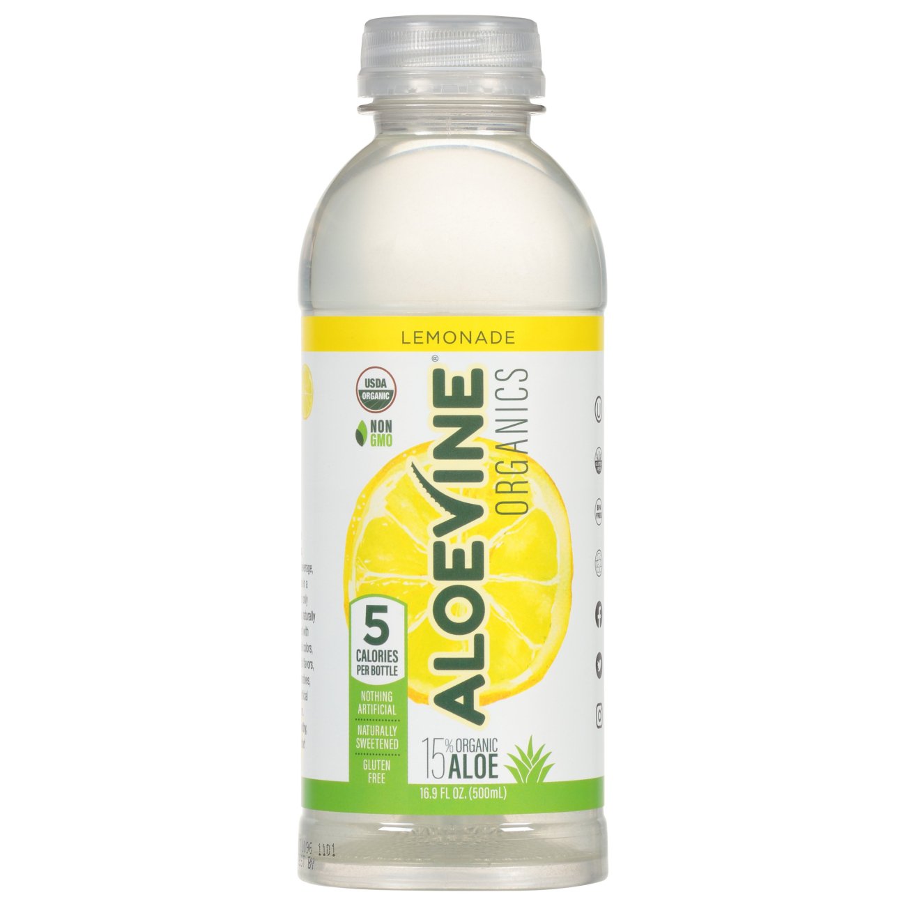 Aloevine Organics Lemonade Aloe Vera Drink - Shop Juice at H-E-B