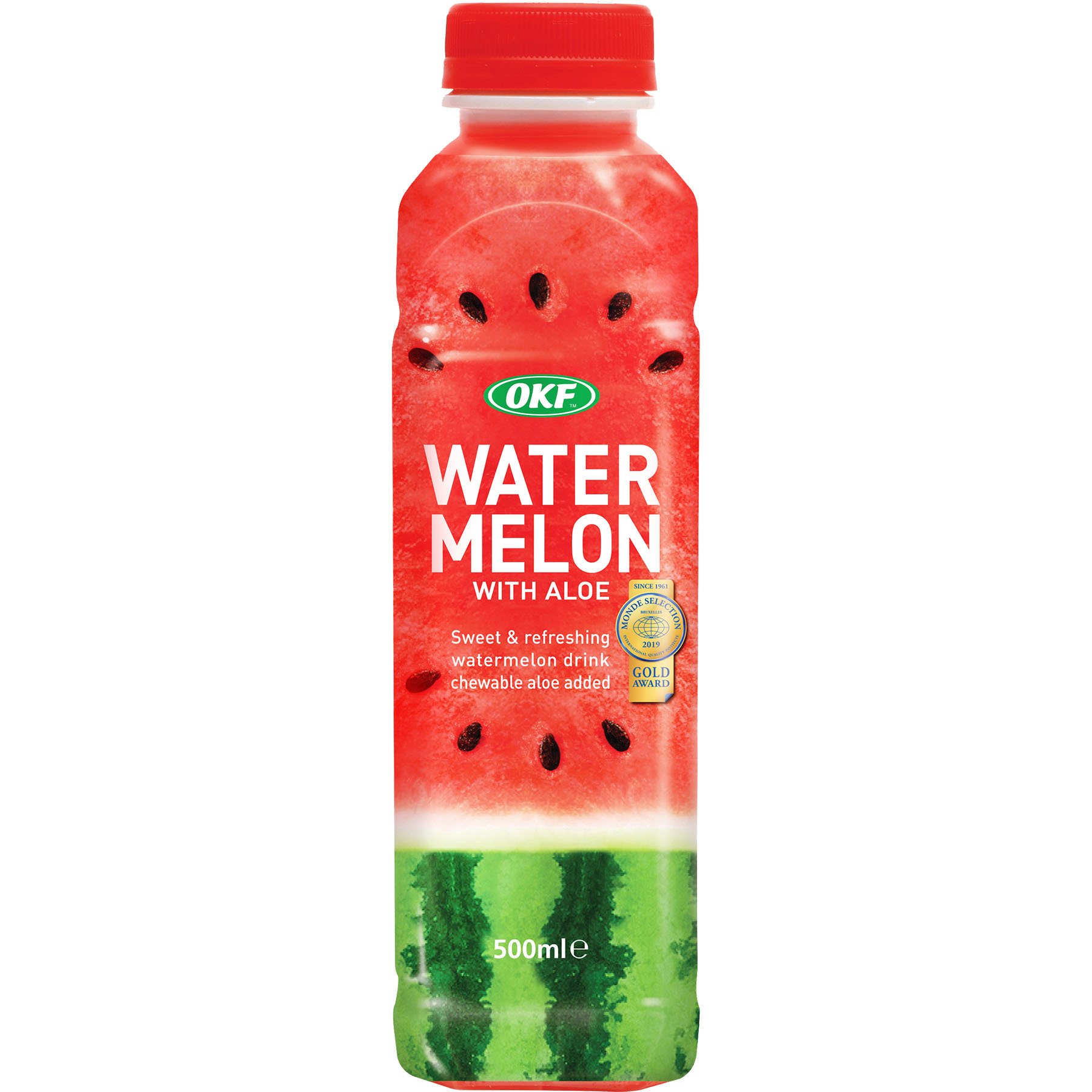 OKF Watermelon with Aloe Pulp - Shop Juice at H-E-B