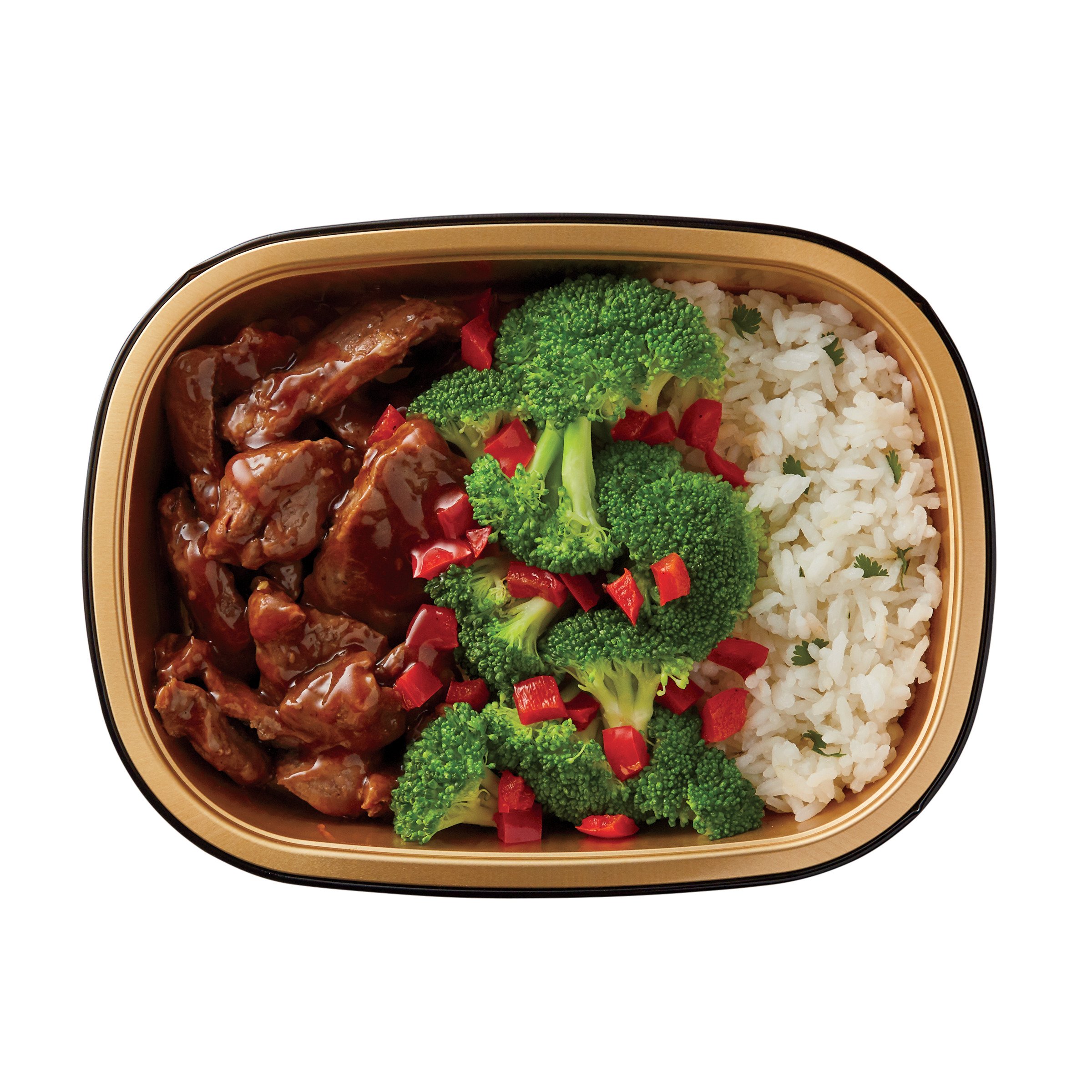H-E-B Meal Simple Beef and Broccoli with Cilantro Rice - Shop Entrees ...