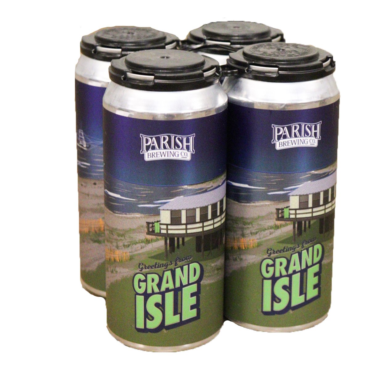 Parish Brewing Greetings From Grand Isle Beer 16 oz Cans - Shop Beer at ...