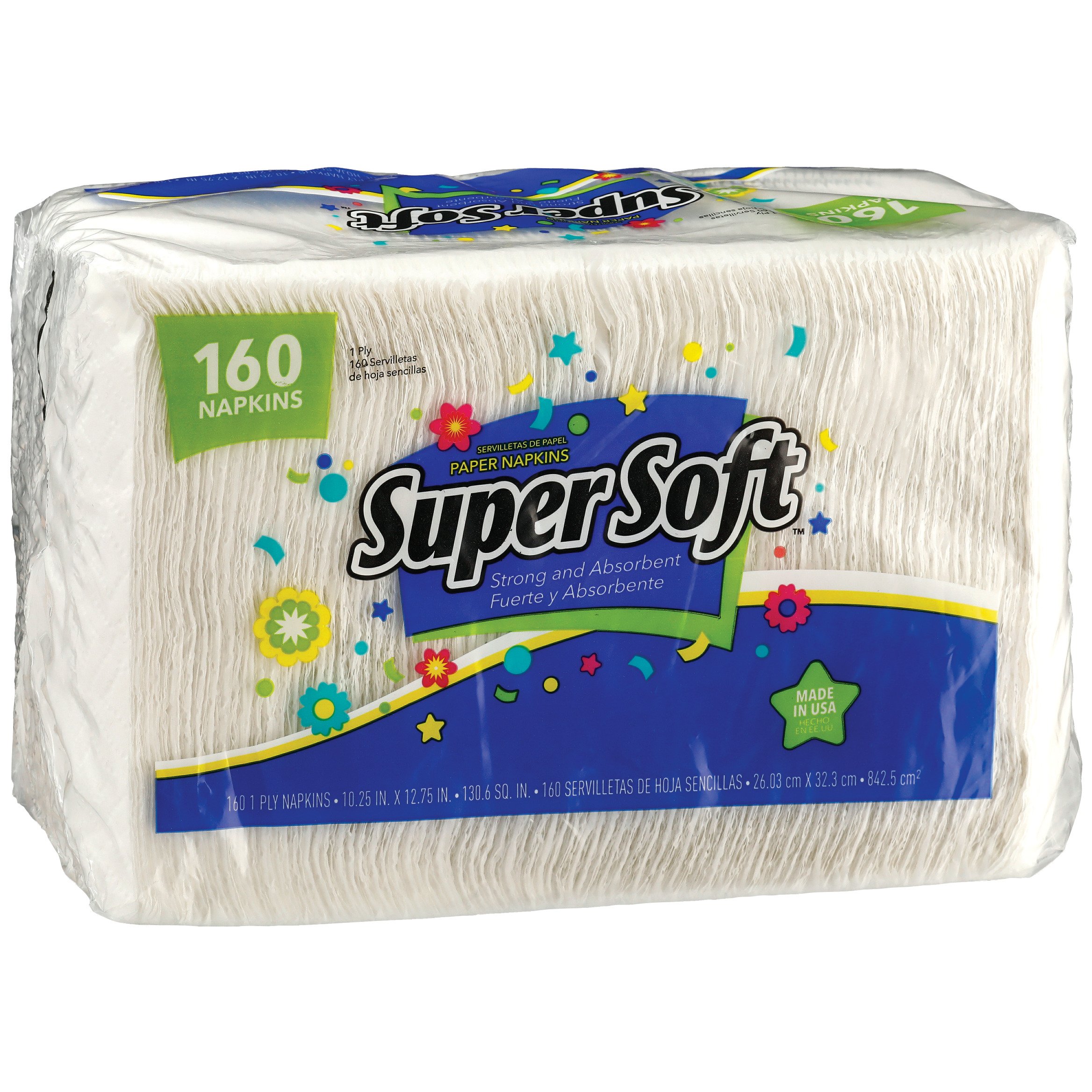 Super Soft White Paper Napkins - Shop Napkins & table cloths at H-E-B